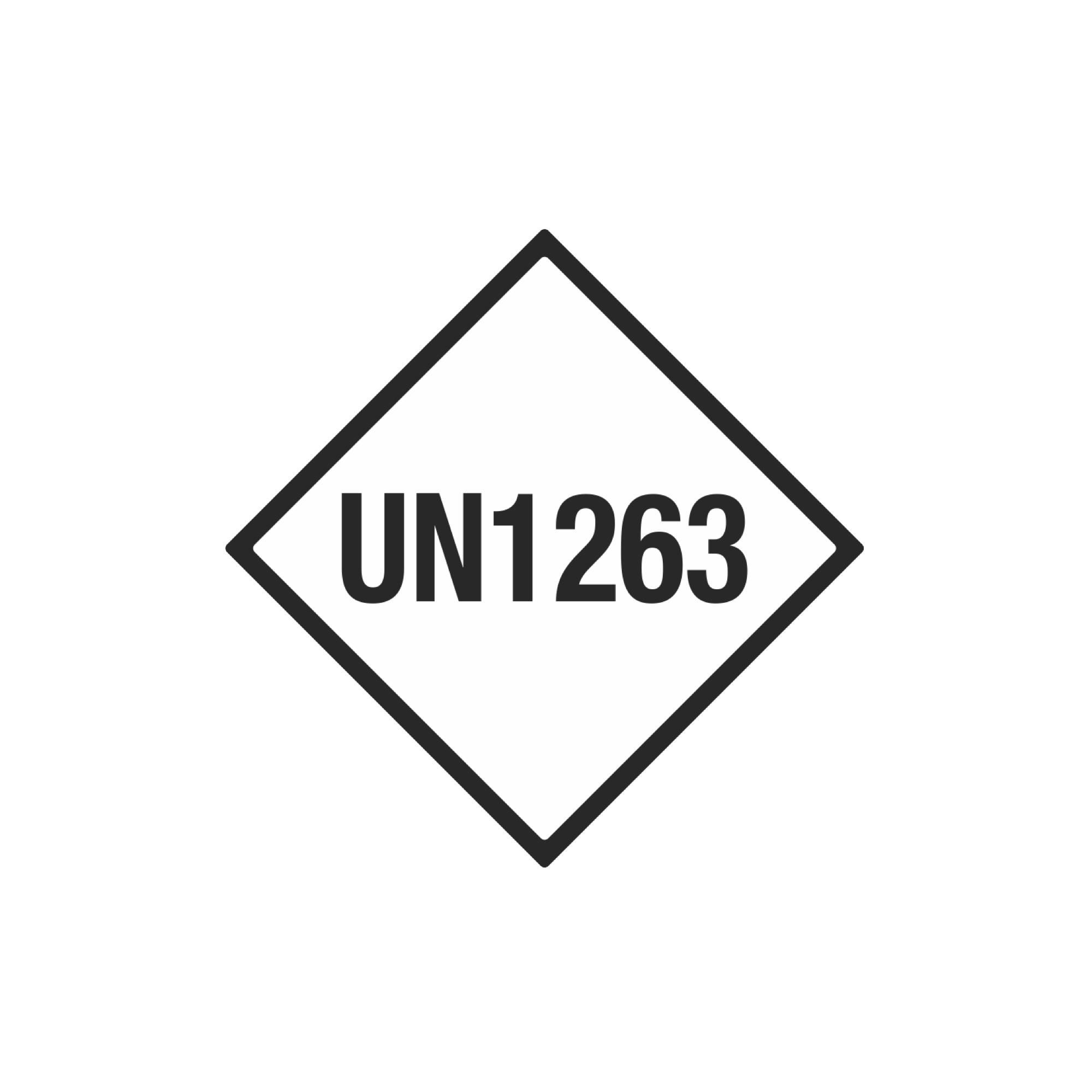 Limited Quantity Decals - UN1263 - 4 x 4 | Carlton Industries