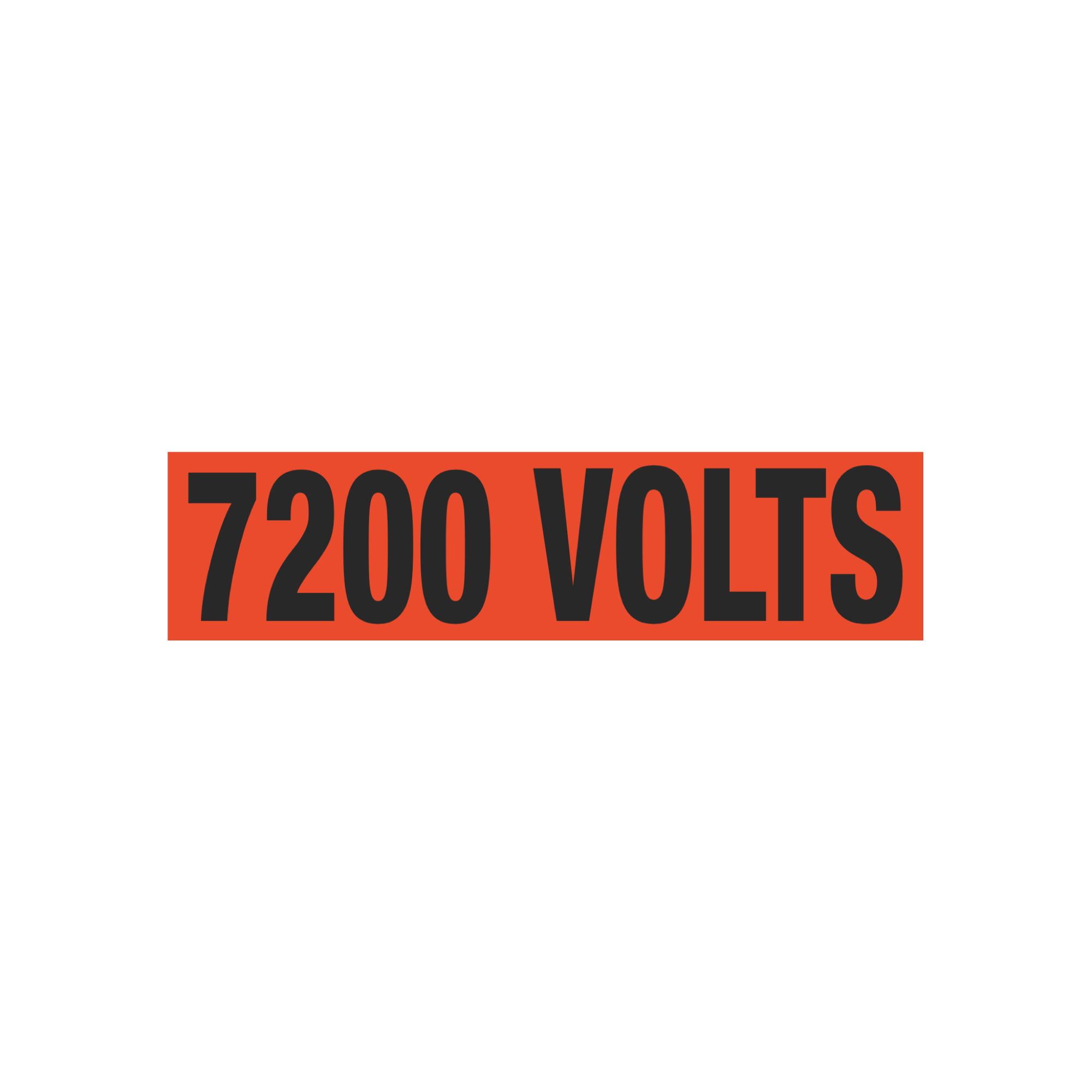7200 Volts Single Electrical Marker - EM1 | Carlton Industries