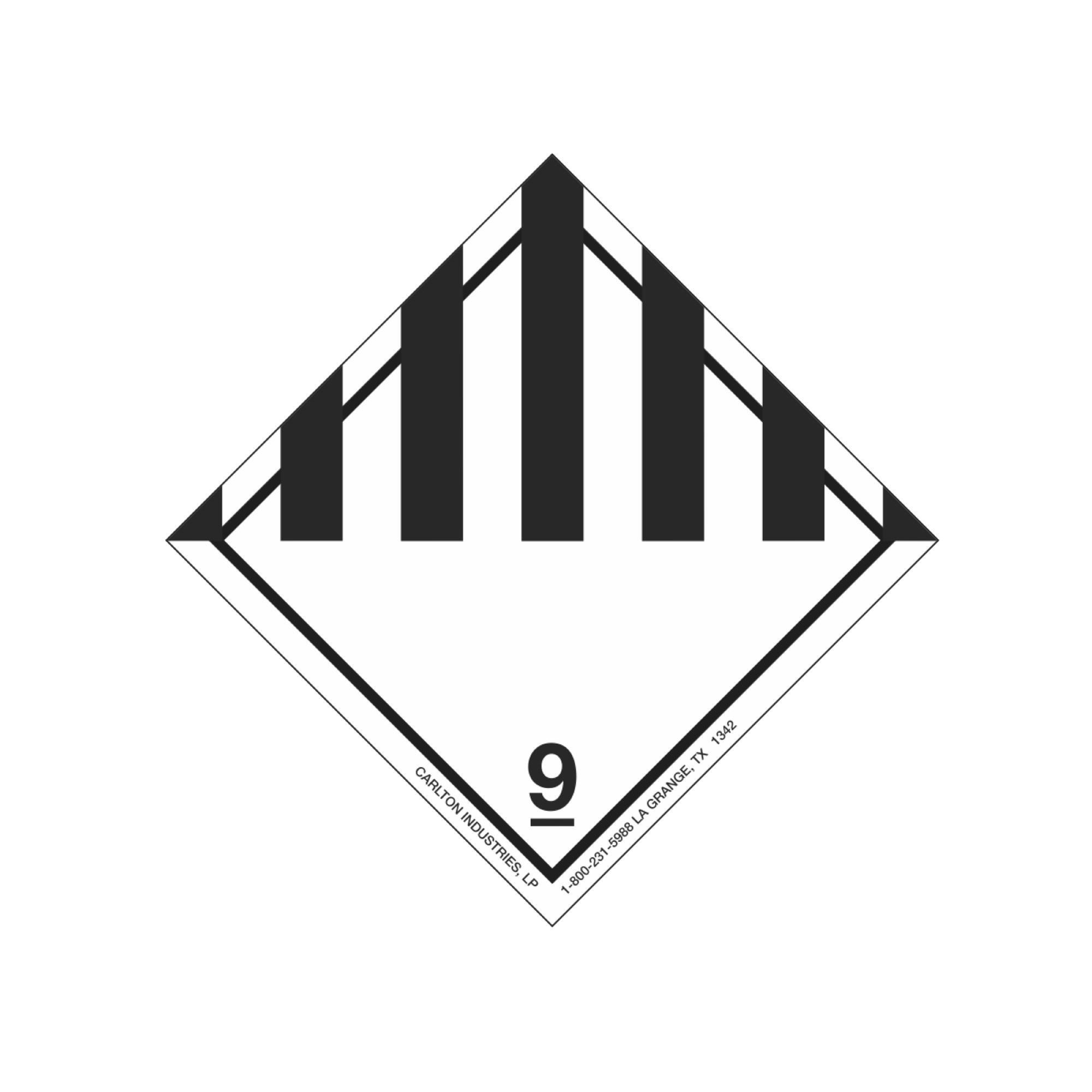 International Wordless Labels - Class 9 Misc. Dangerous Goods | Carlton ...