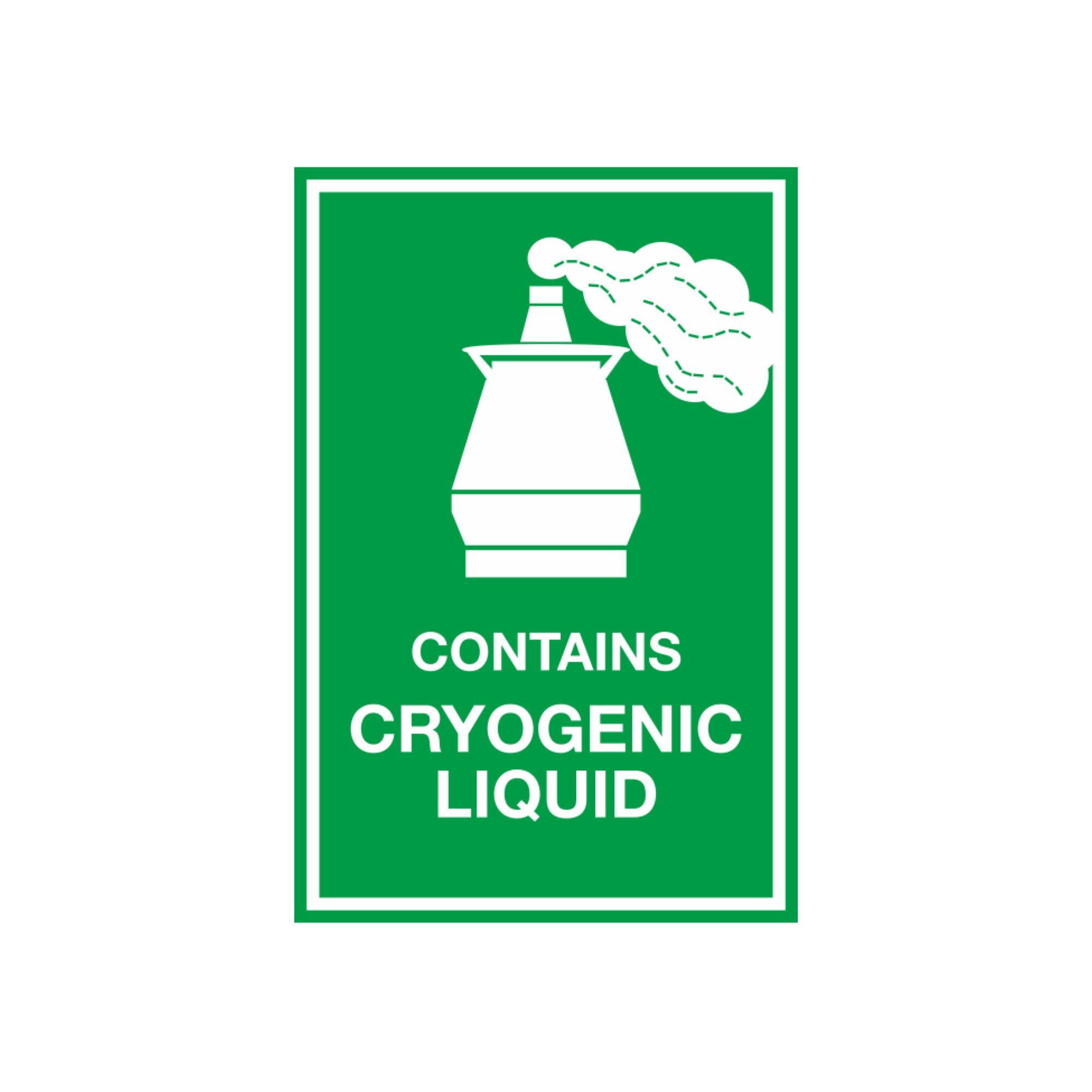 Contains Cryogenic Liquid - Label | Carlton Industries
