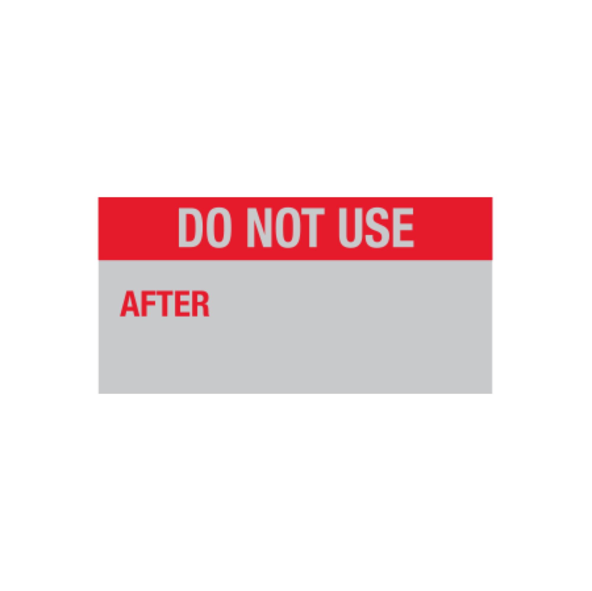 Do Not Use After - QC Write-On Decal | Carlton Industries