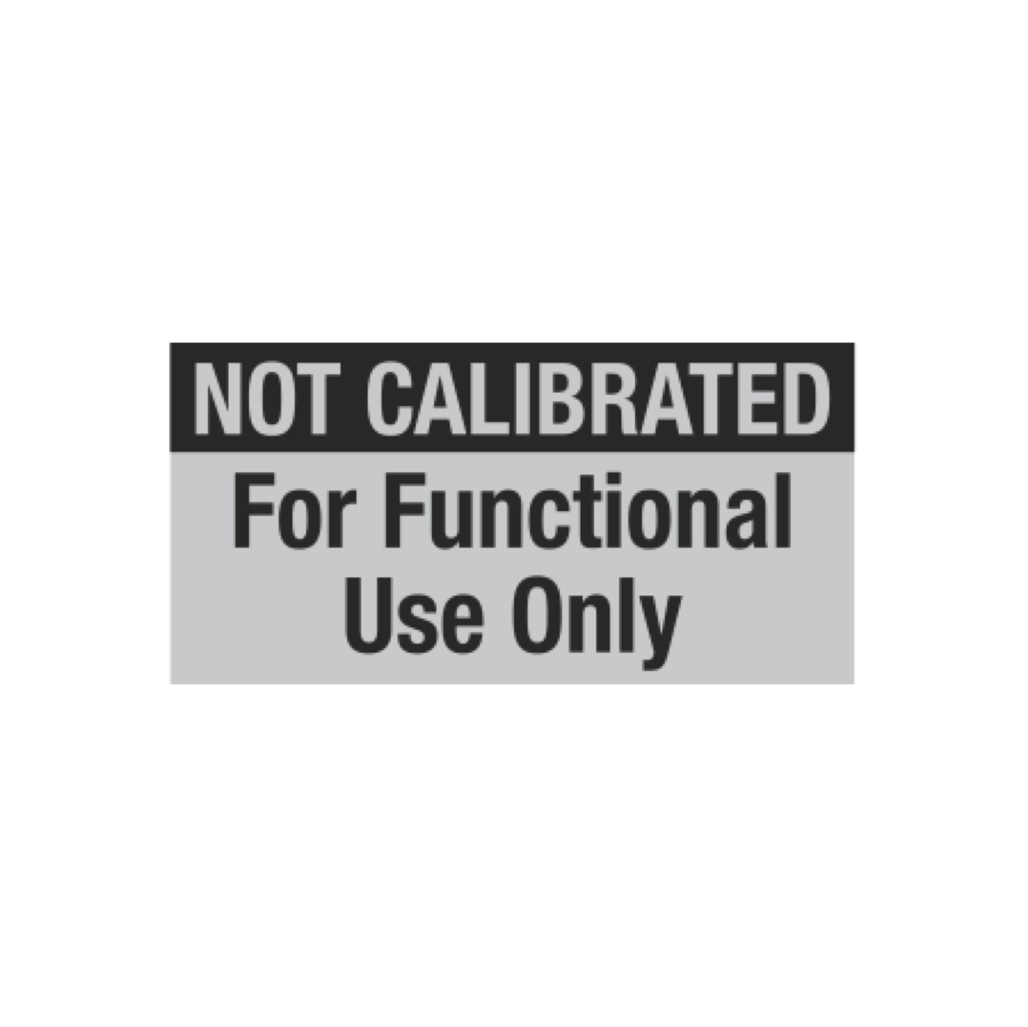 All Weather Calibration Decals - Not Calibrated For Functional Use Only ...