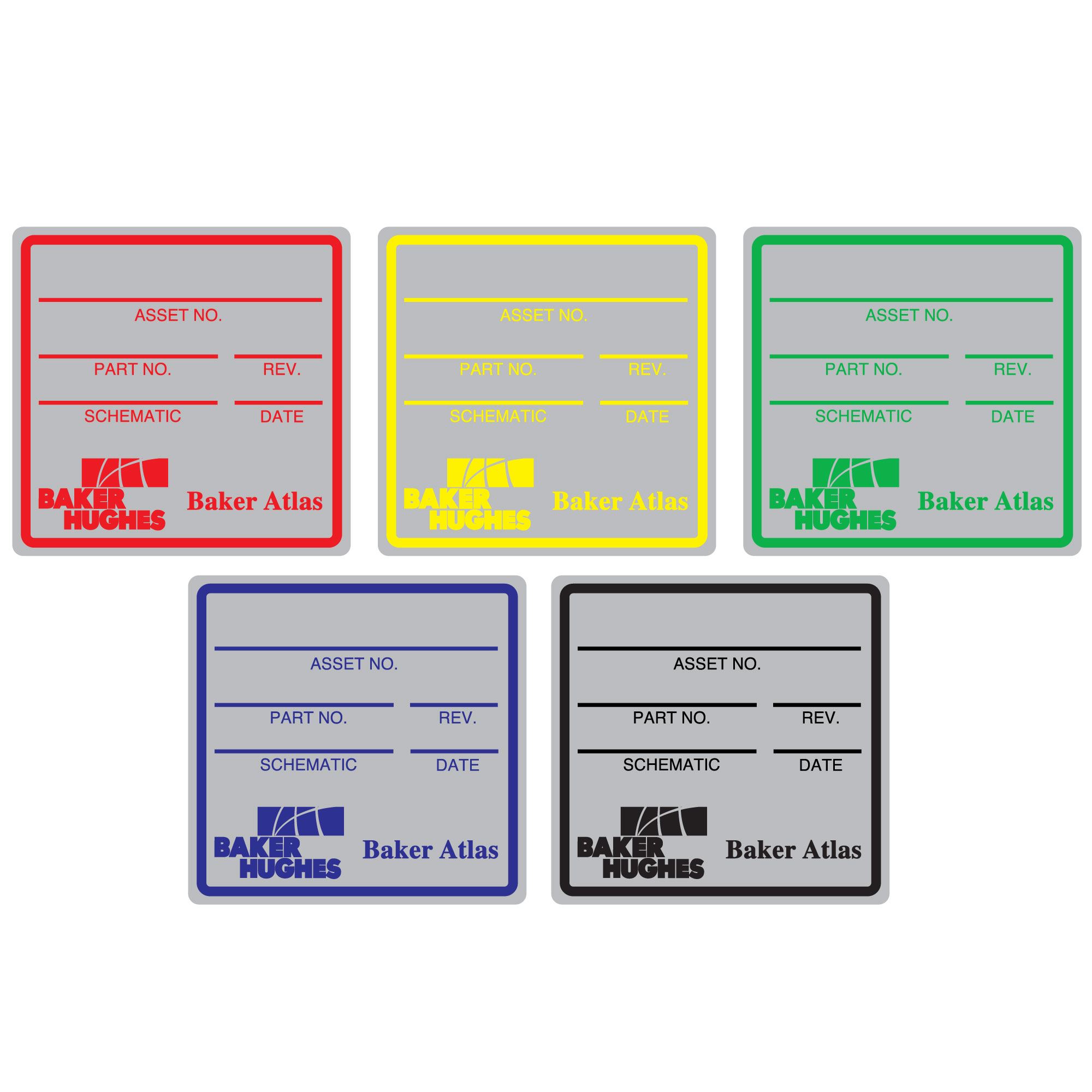 Custom Printed All Weather Decals - One Color 2" x 2" | Carlton Industries