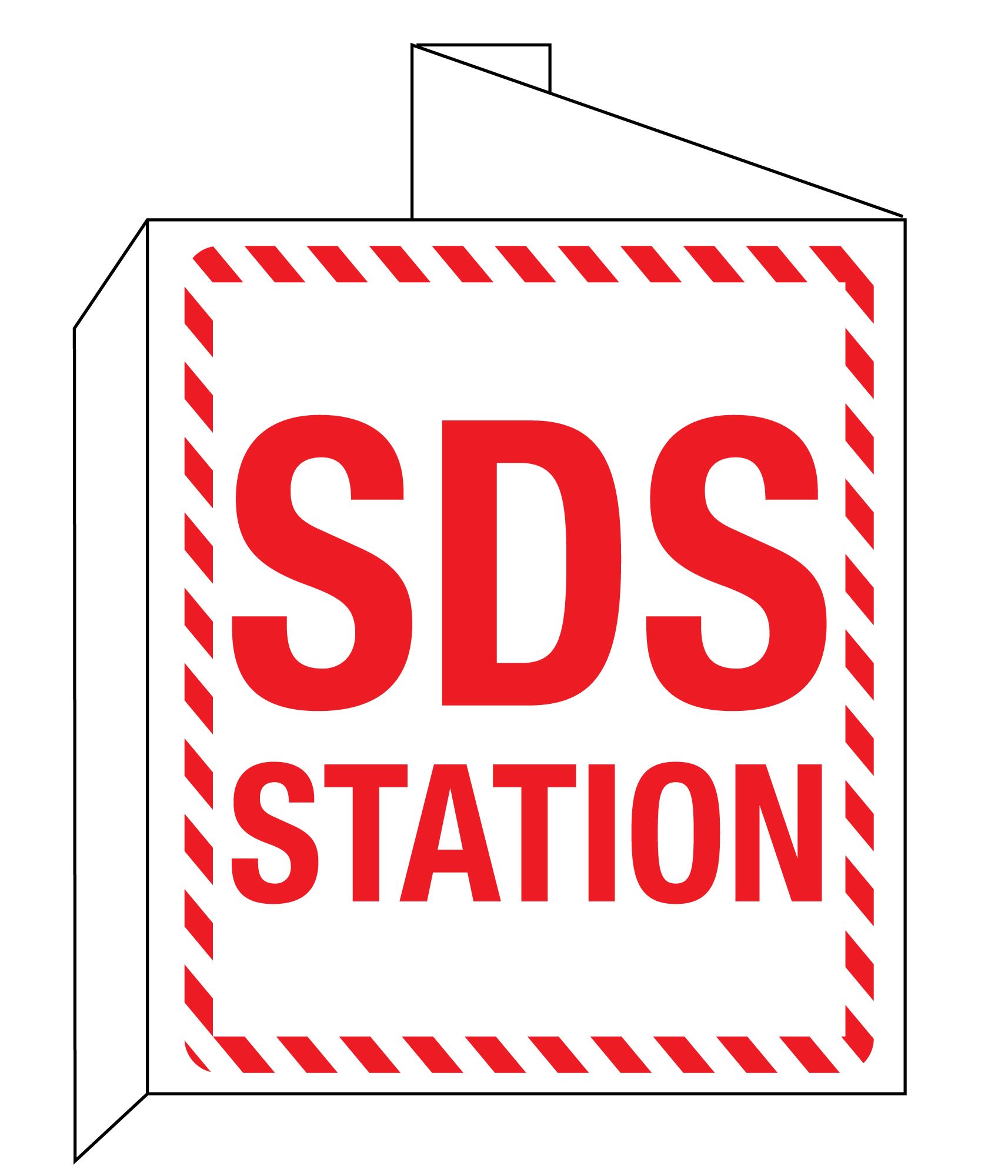 SDS Station 3D Wall Sign 8"x14" | Carlton Industries