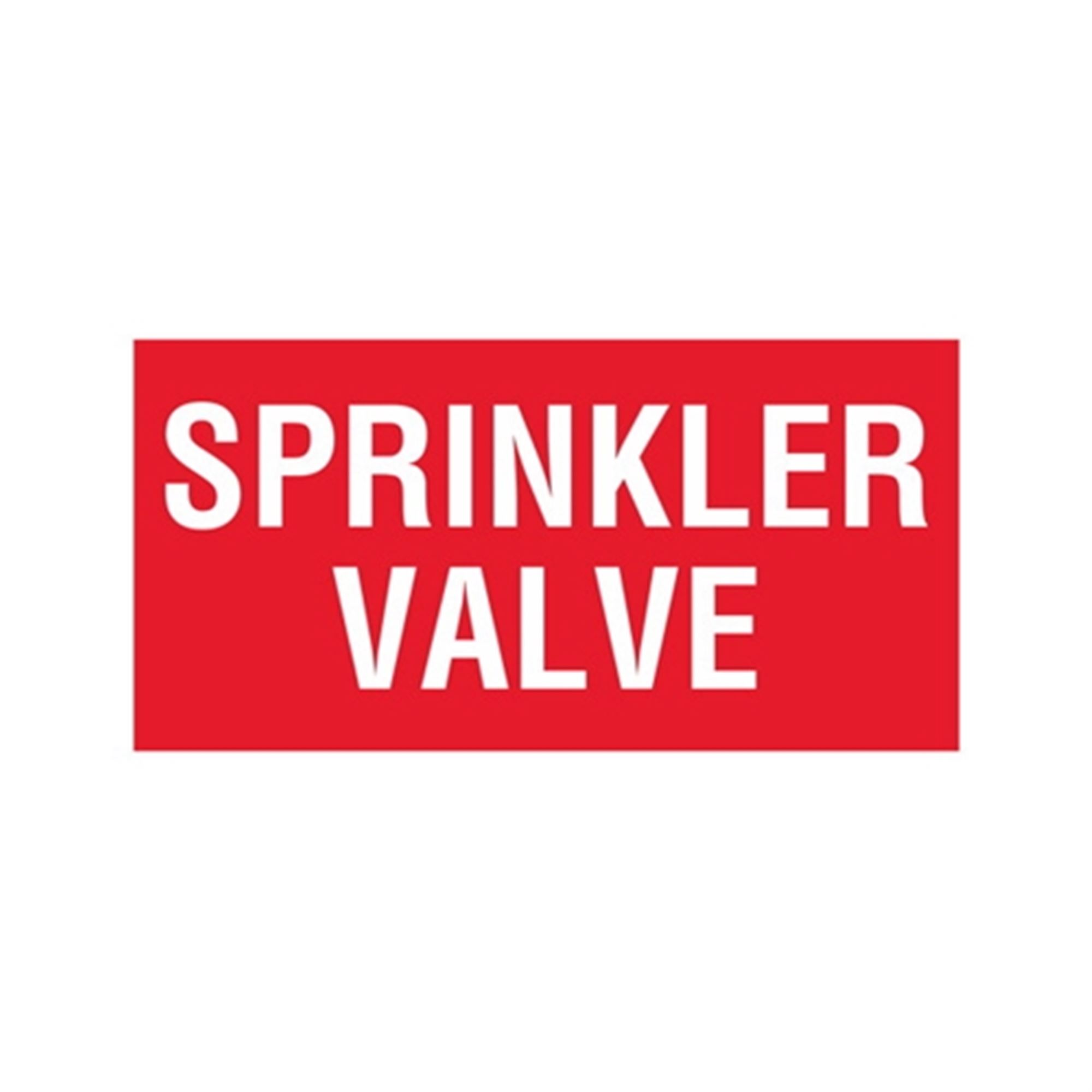 Sprinkler Valve - Vinyl Marker | Carlton Industries