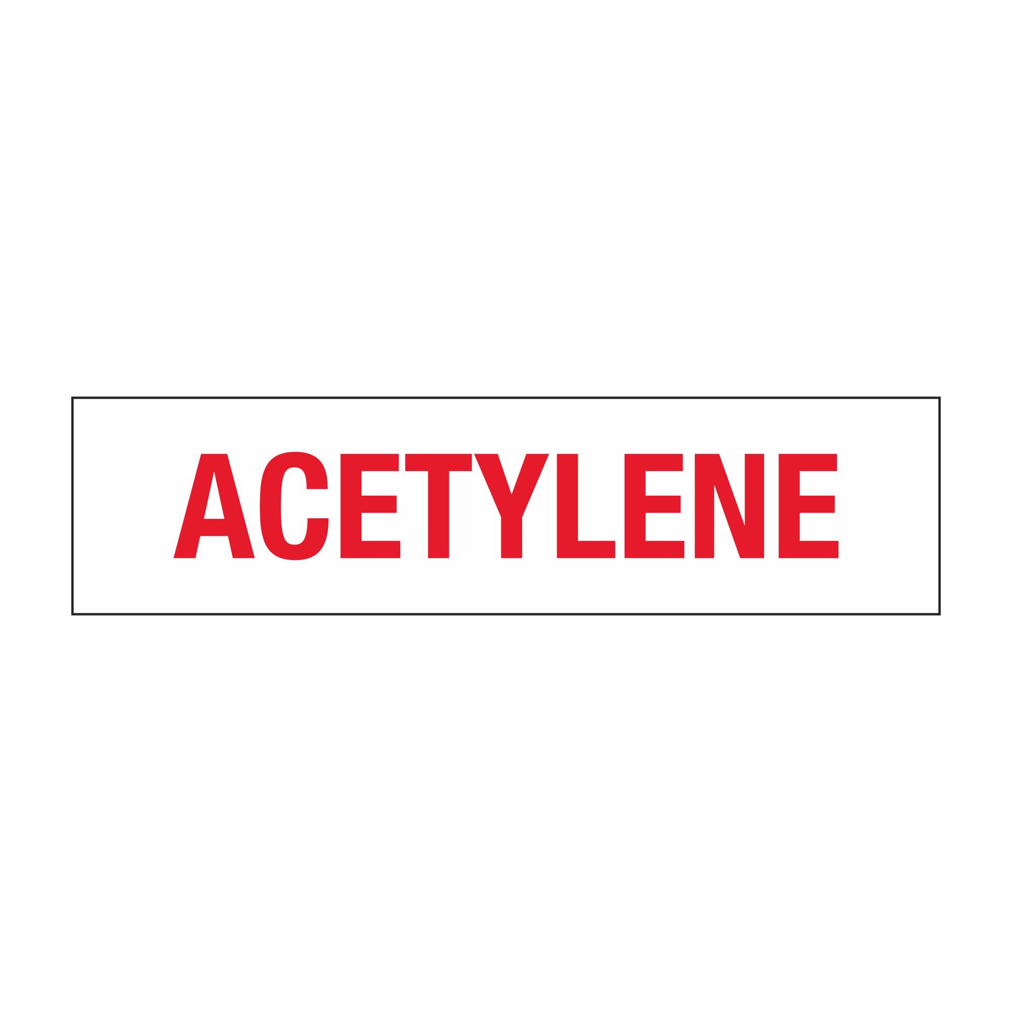 Truck/Tank Decals - Acetylene | Carlton Industries