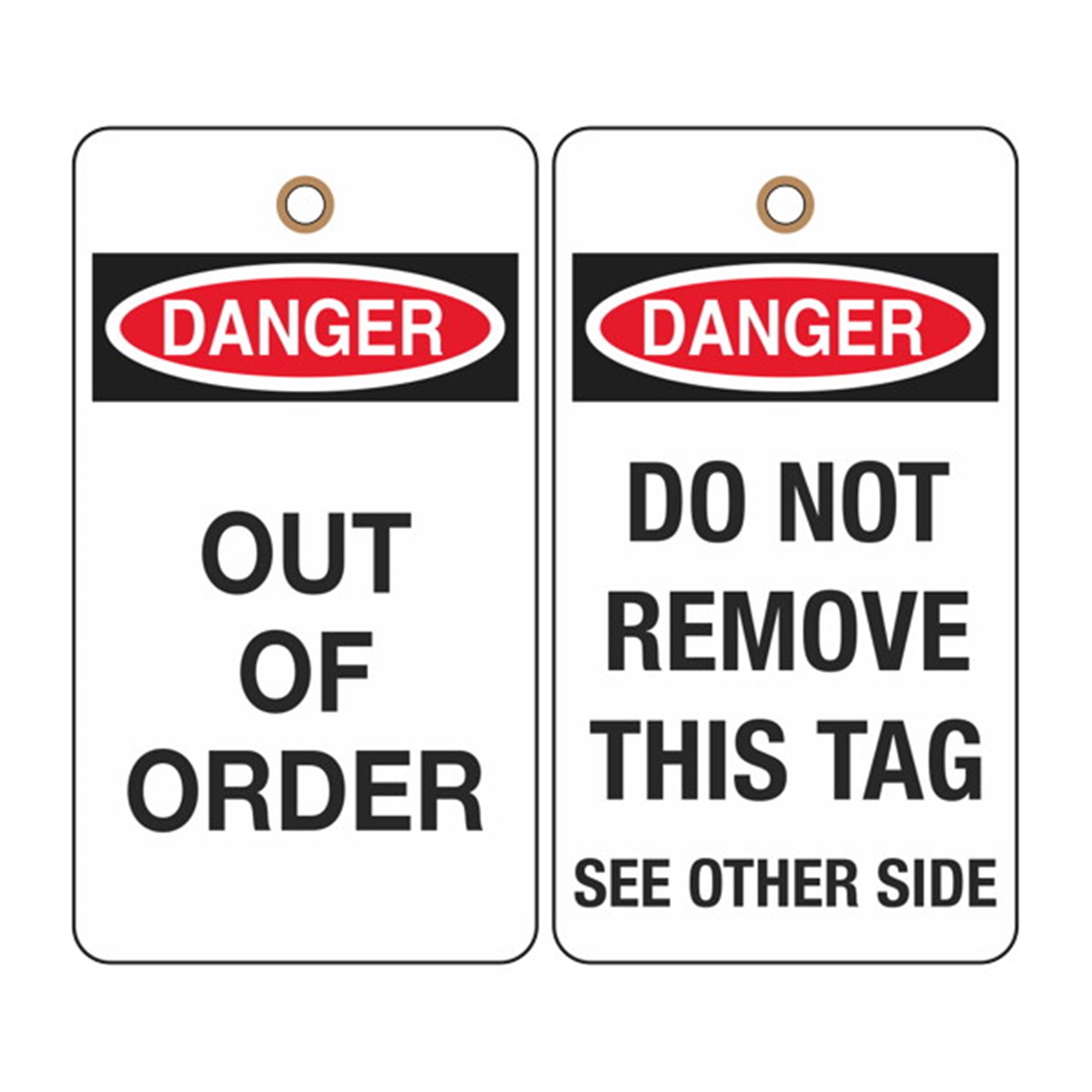 Danger Out Of Order Tag | Carlton Industries