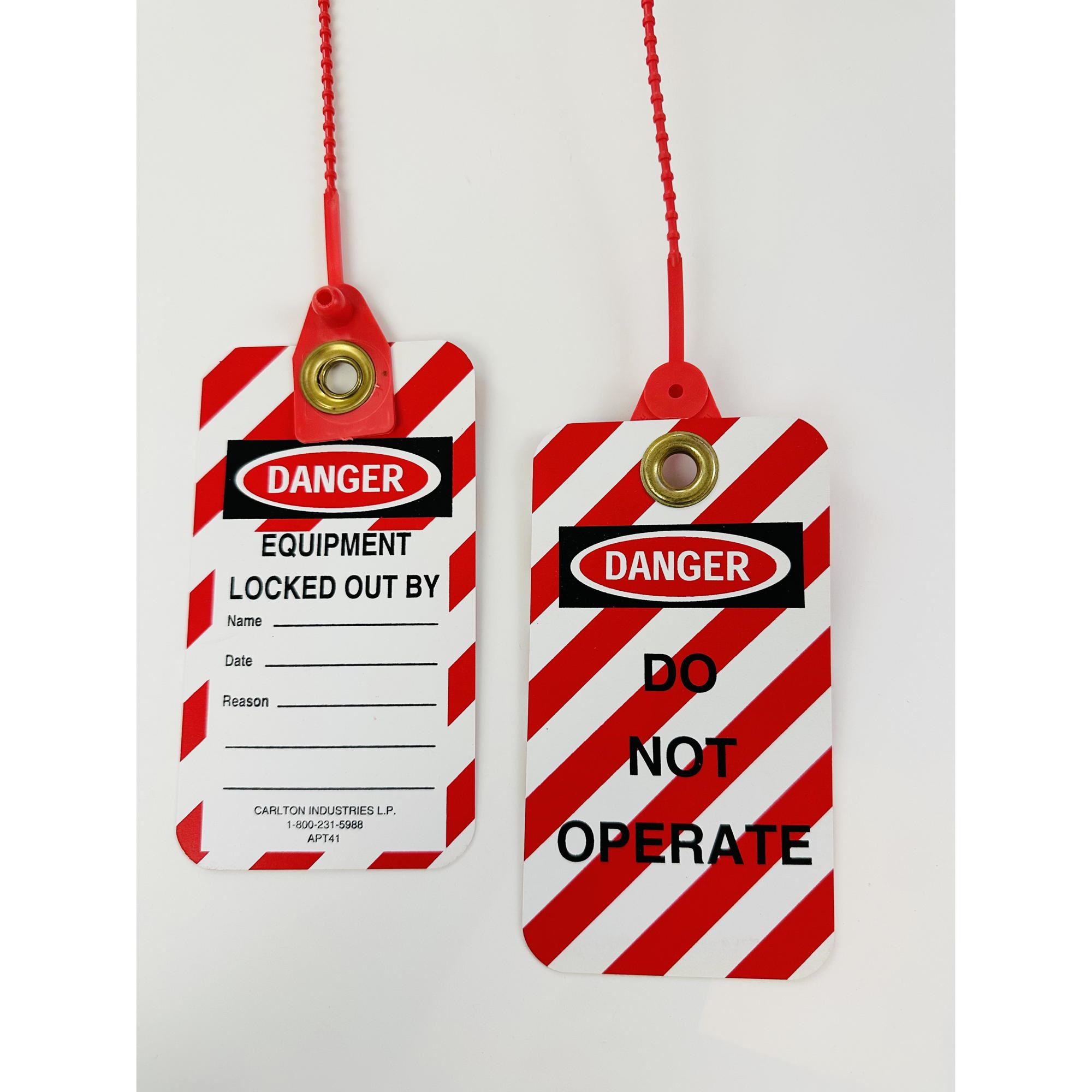 Lifeguard Tags - Do Not Operate 3 1/8 Inch x 5 5/8 Inch