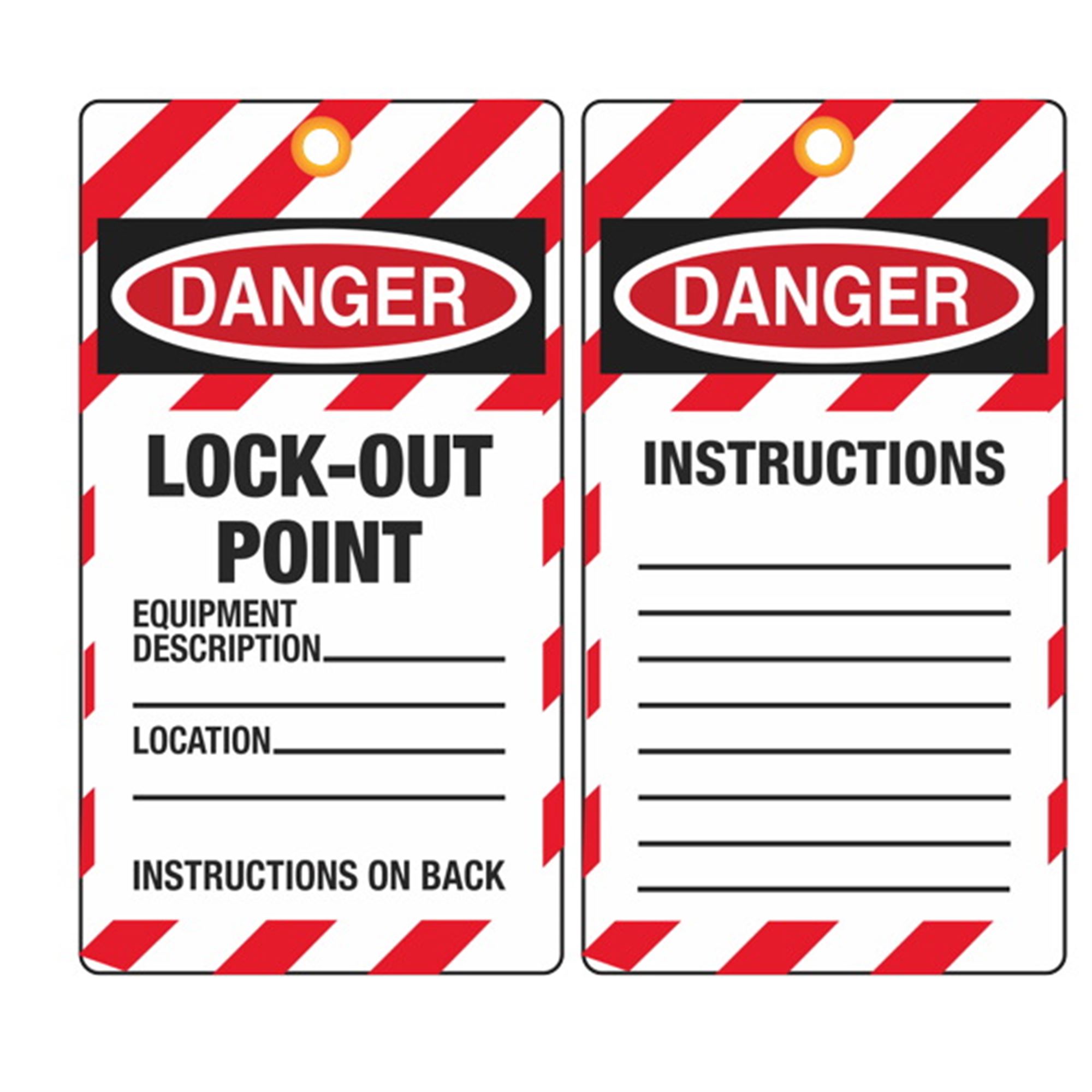 Danger Lock Out Point Tag | Carlton Industries