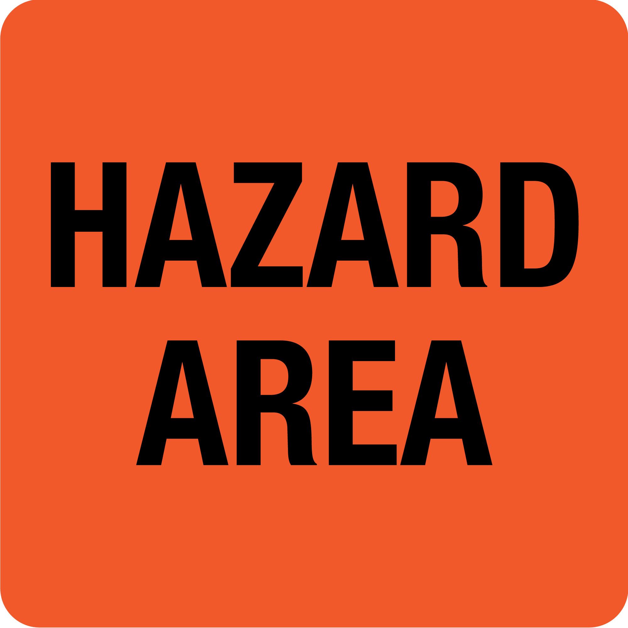 Hazard Area - Magnetic A-Frame Sign | Carlton Industries