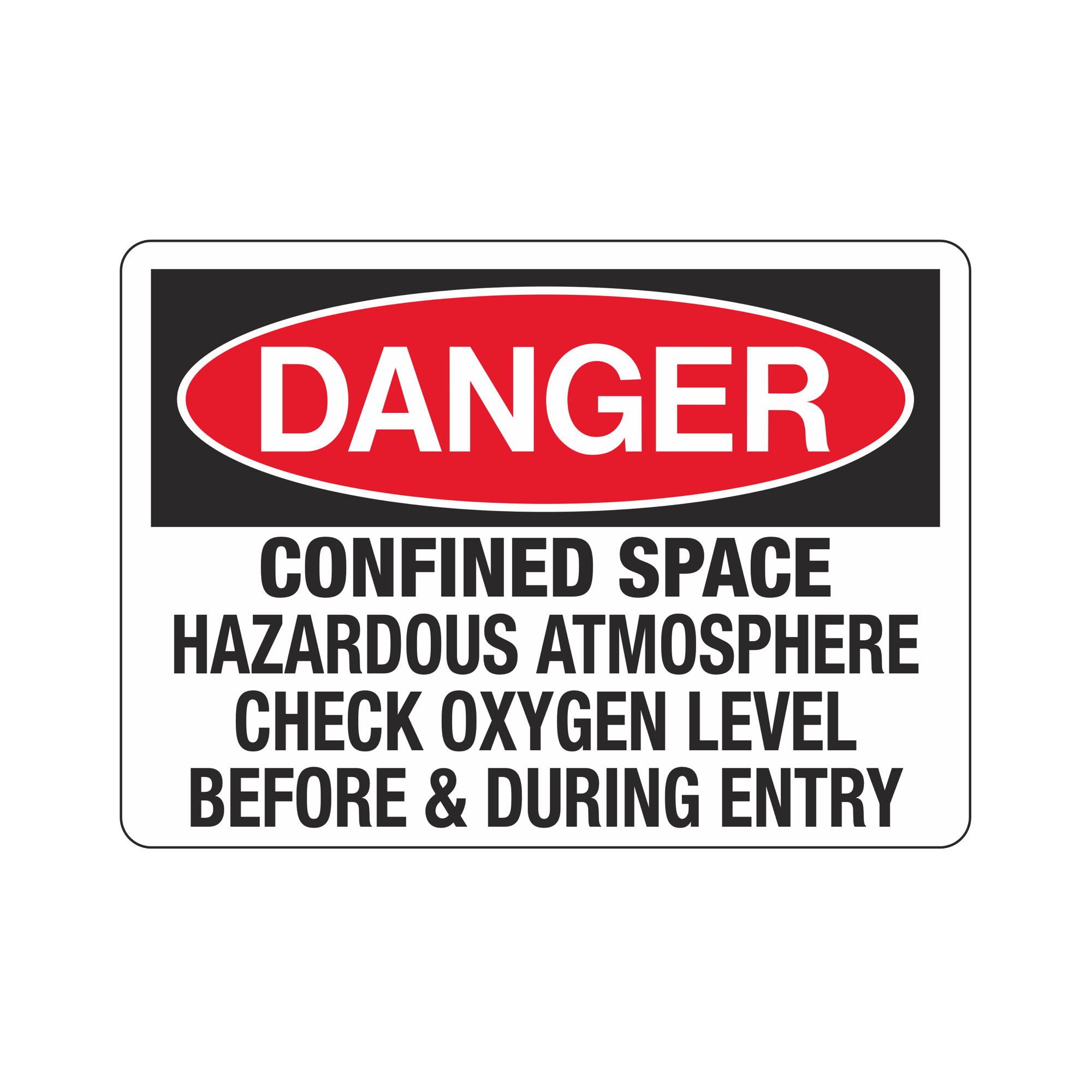 Confined Space Hazardous … fore & During Exit Sign