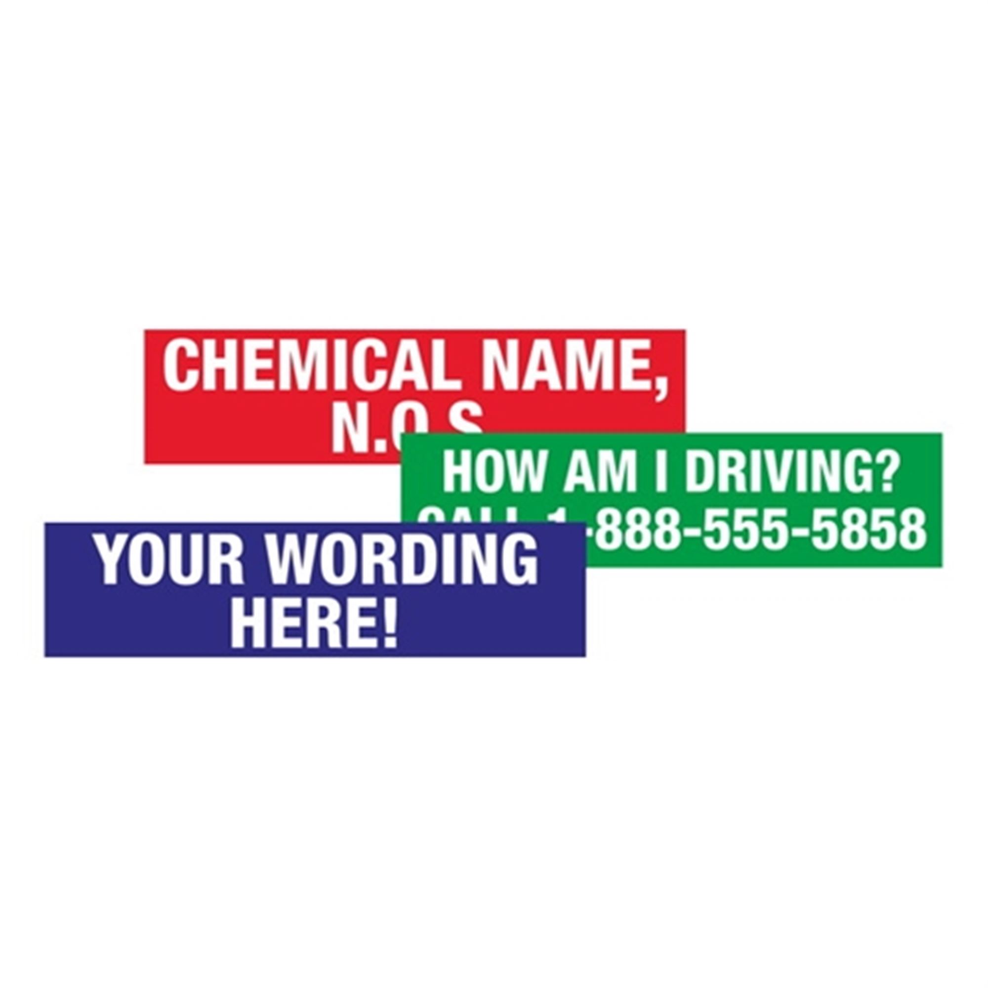 Custom Screen Printed Vehicle Decals 6 x 24 | Carlton Industries