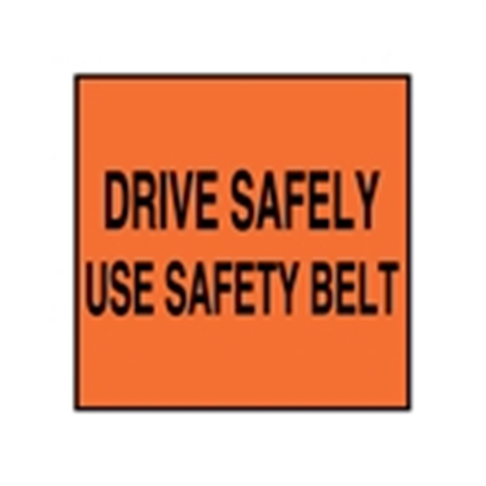 Seat Belt Decals - Drive Safely Use Safety Belt 2 x 2 | Carlton Industries