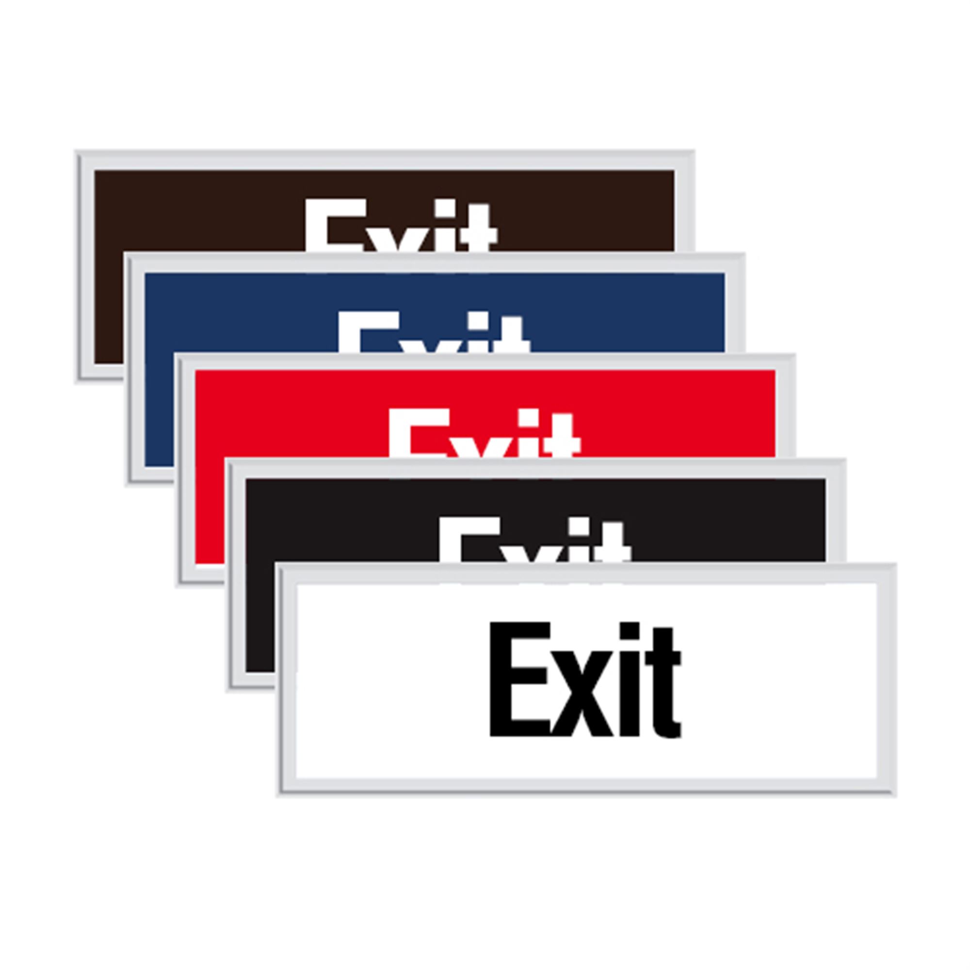 Engraved Door Sign - Exit | Carlton Industries