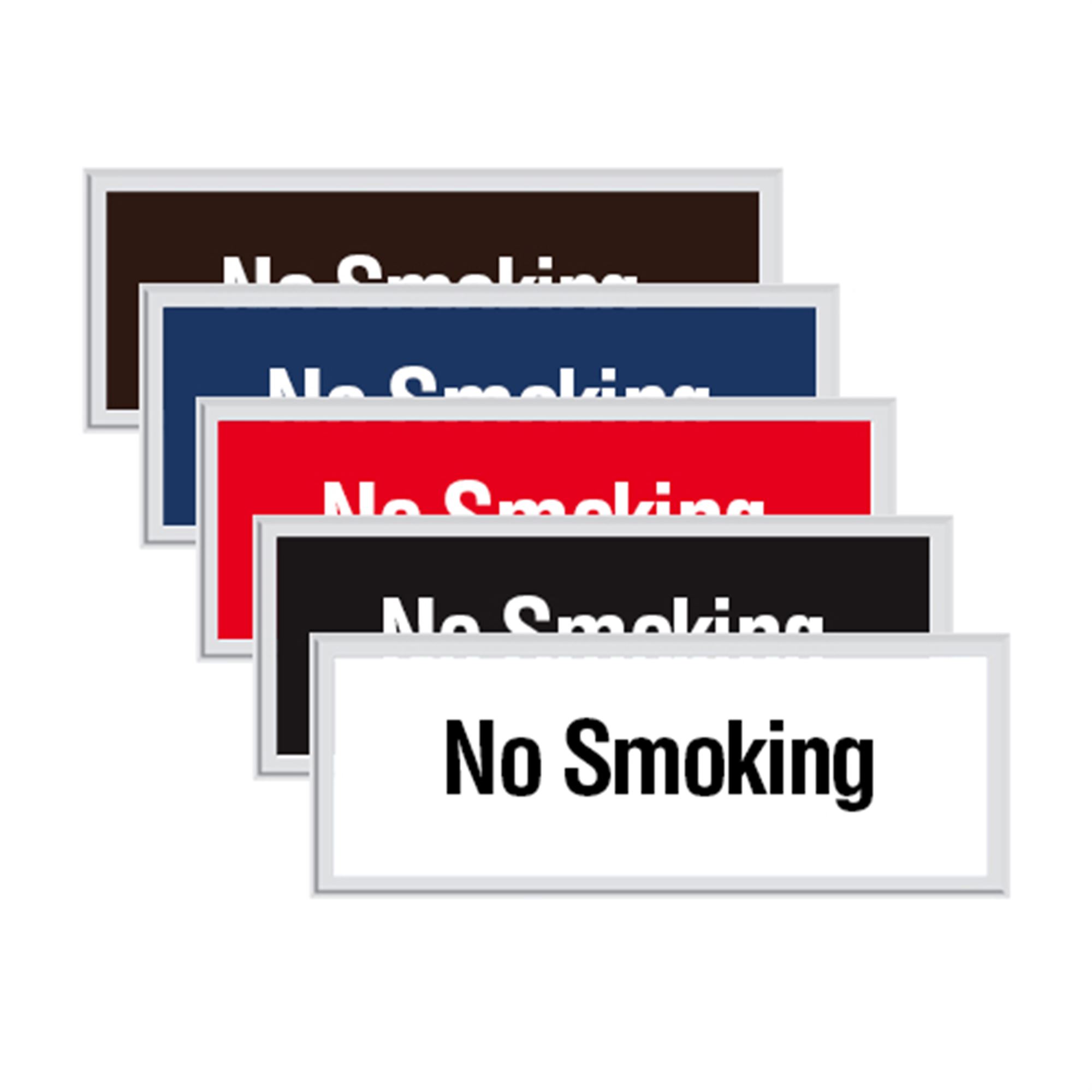 Engraved Door Sign - No Smoking | Carlton Industries