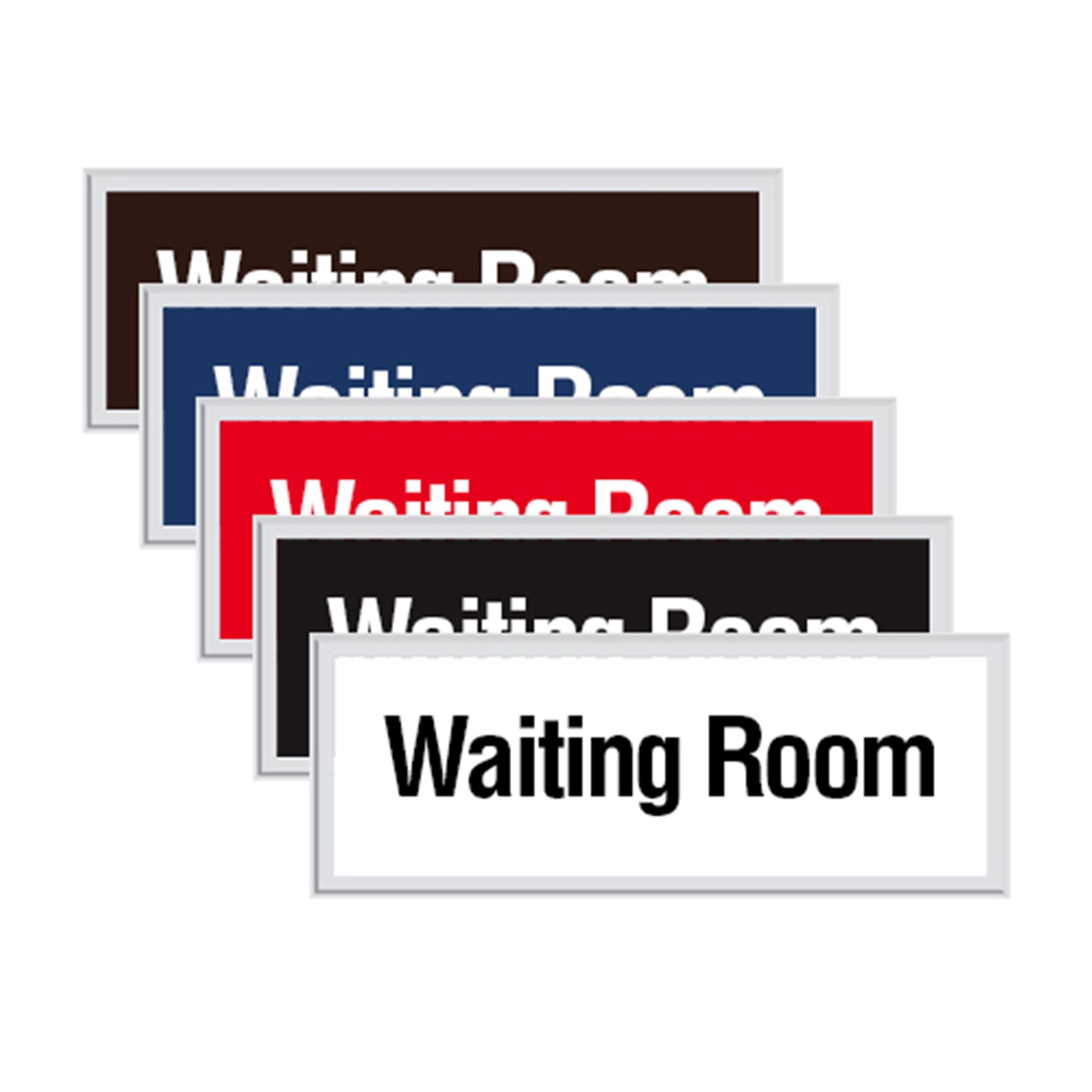 Engraved Door Sign - Waiting Room | Carlton Industries