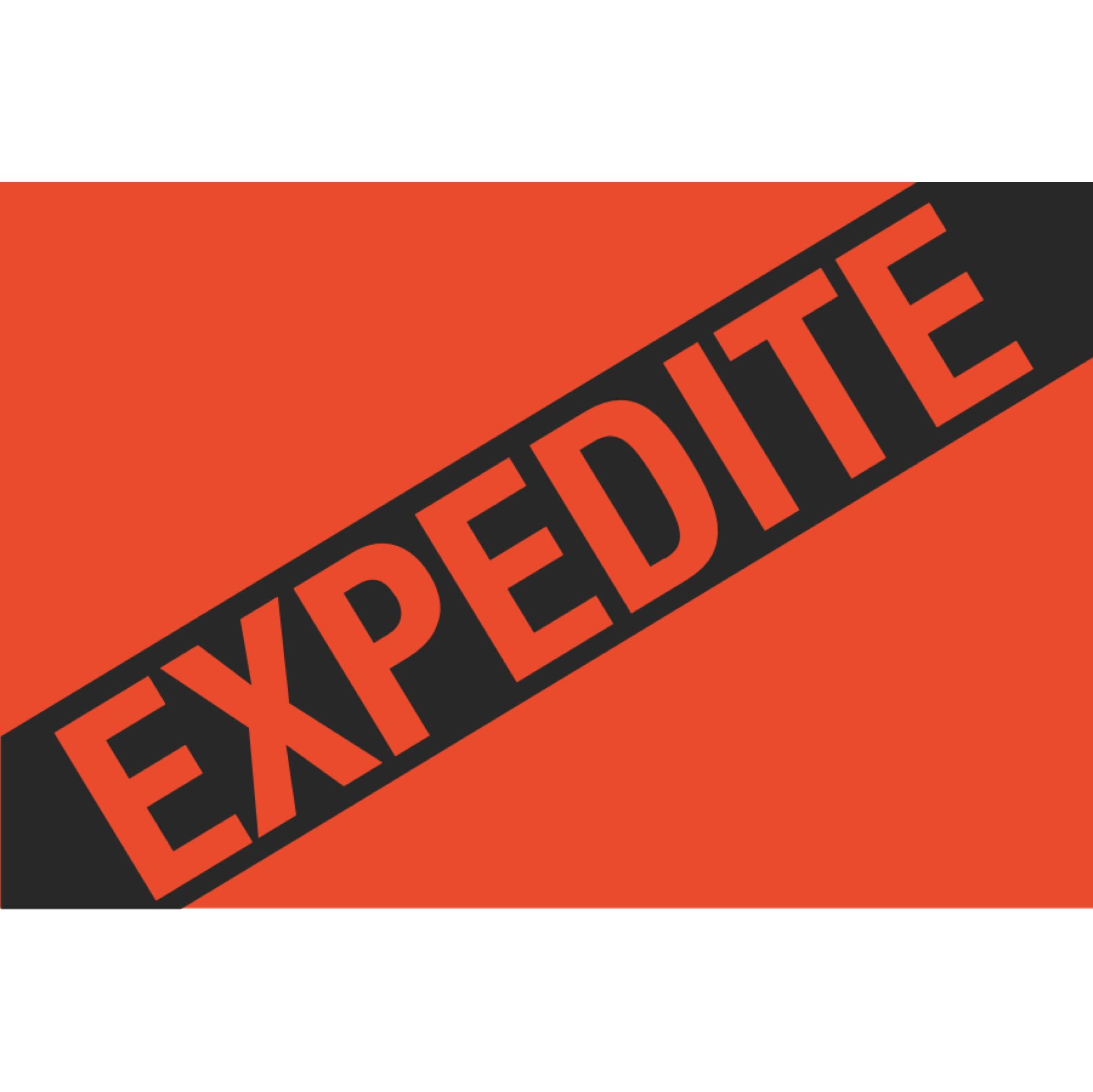 Expedite - Fluorescent Shipping Label | Carlton Industries