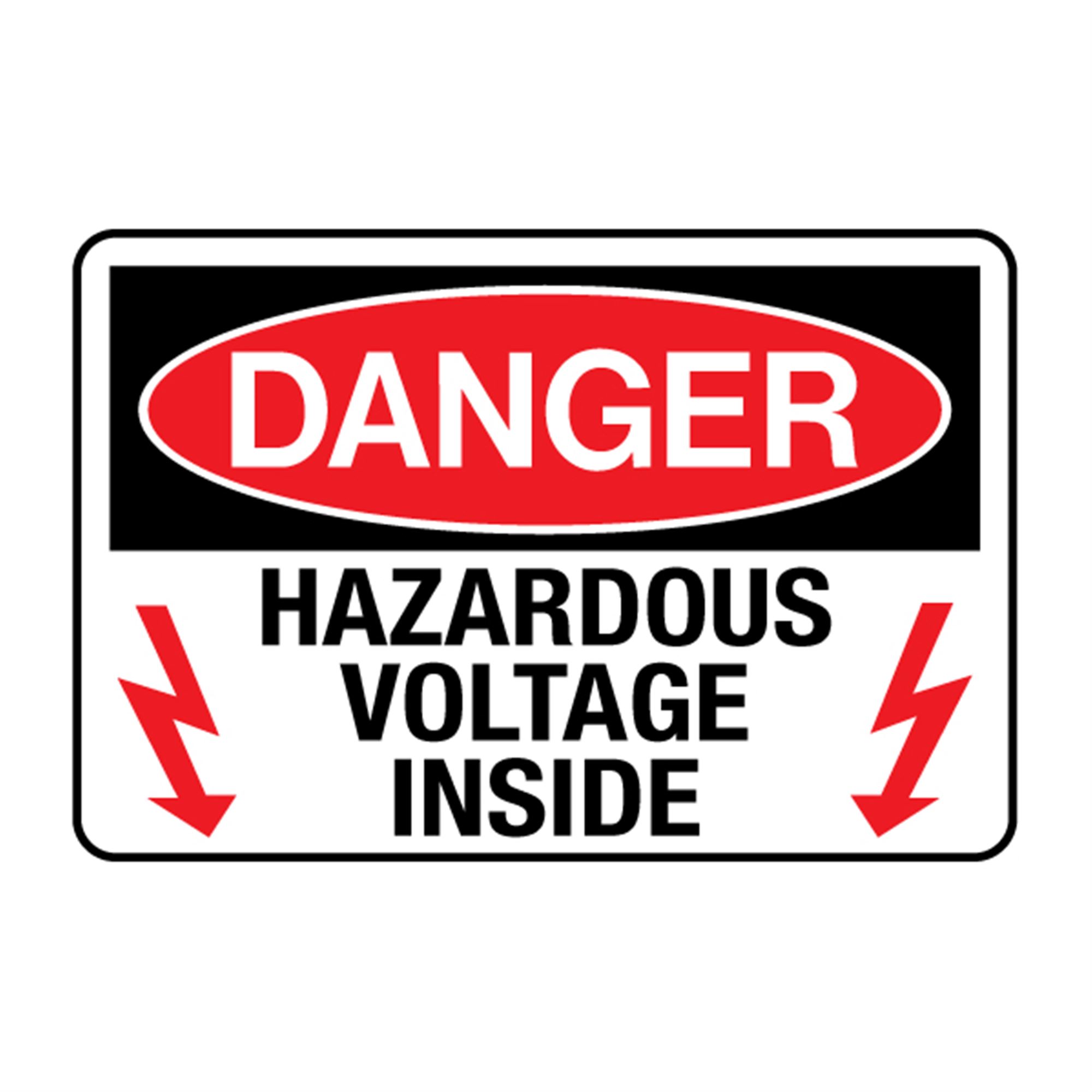 Danger Hazardous Voltage Inside Decal | Carlton Industries