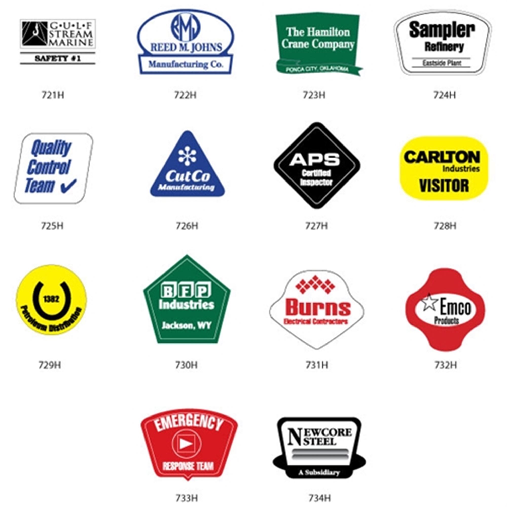 Special Shape Custom Decals - Reflective - 1 Color | Carlton Industries