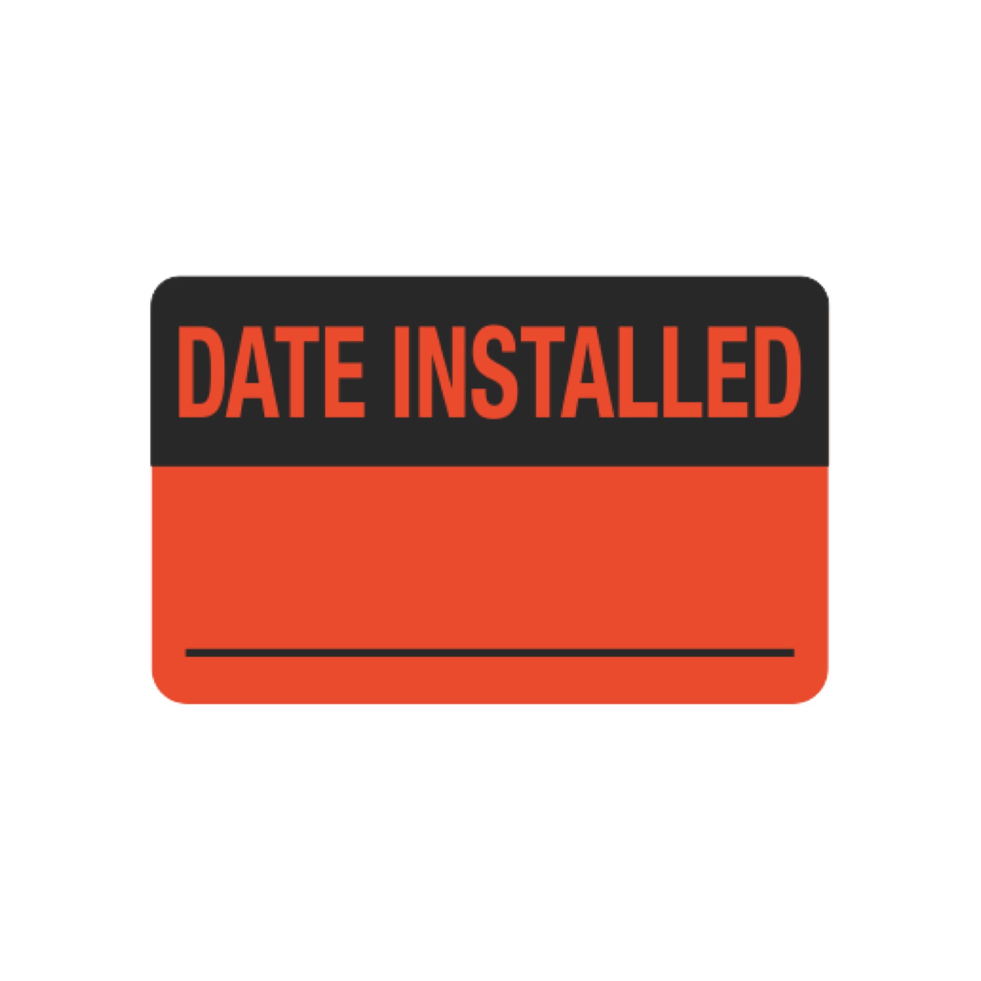 Calibration Hot Labels - Date Installed - 1 1/2 x 2 3/8 | Carlton ...