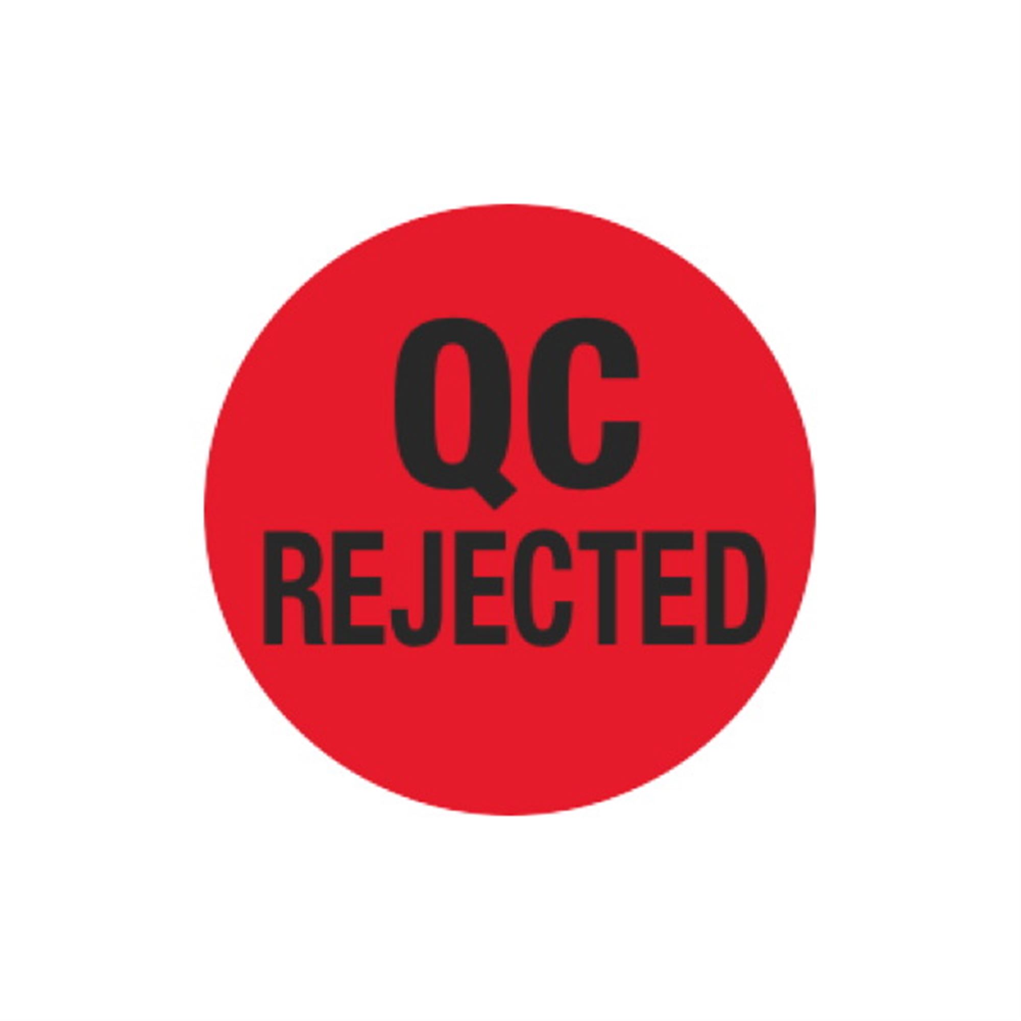 QC Rejected - Inventory Label | Carlton Industries