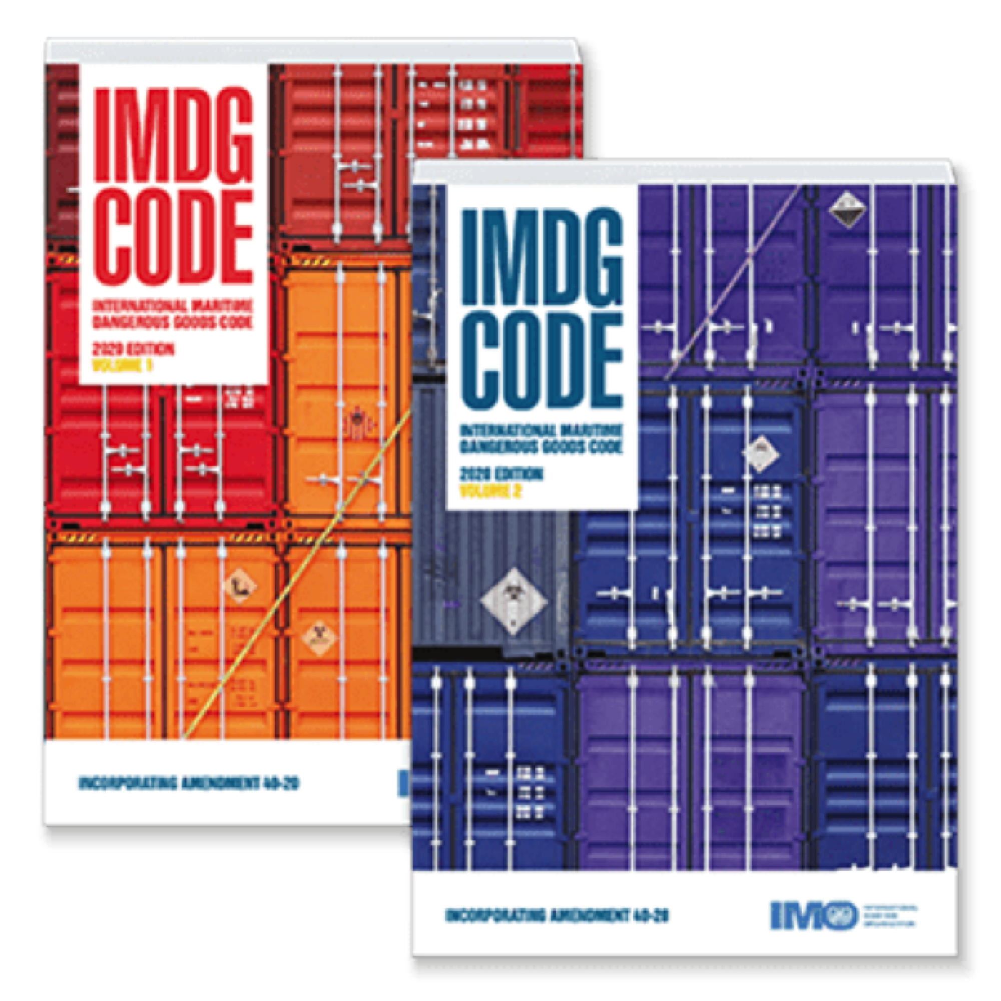 IMDG CODE, Amendment 40-20, English 2-Volume Set | Carlton Industries