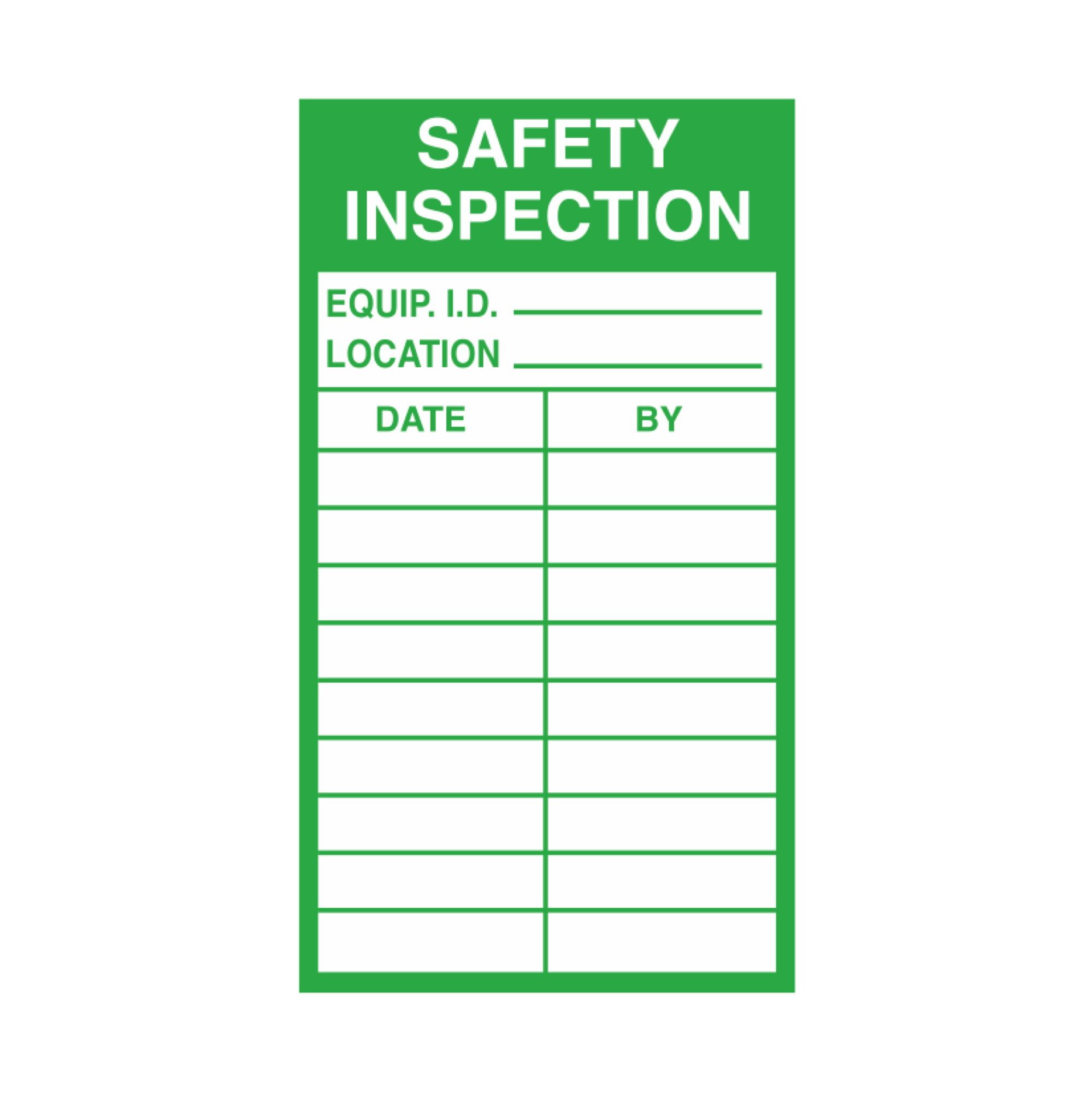 Safety Inspection - Decal | Carlton Industries