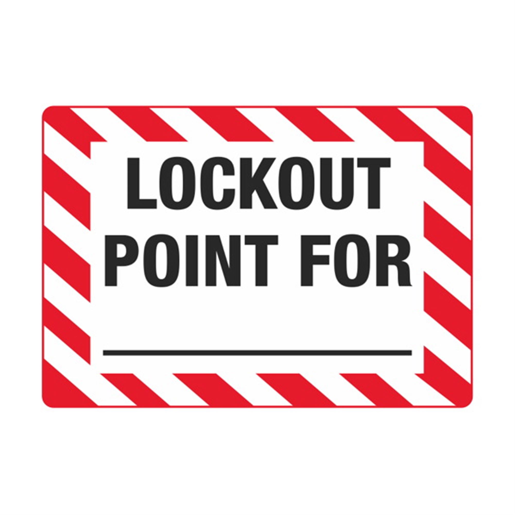 Lockout Point For ____ - Decal | Carlton Industries