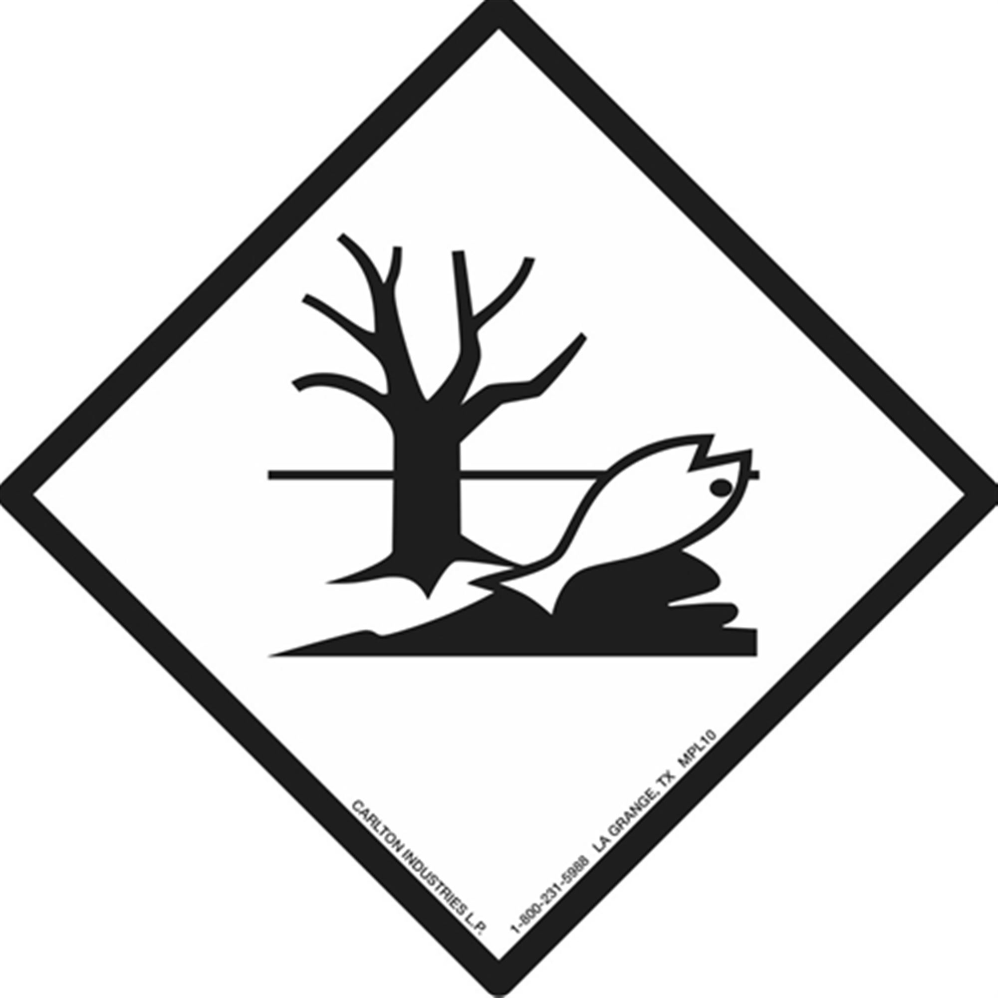 Environmentally Hazardous Substance Markings - Placards | Carlton ...