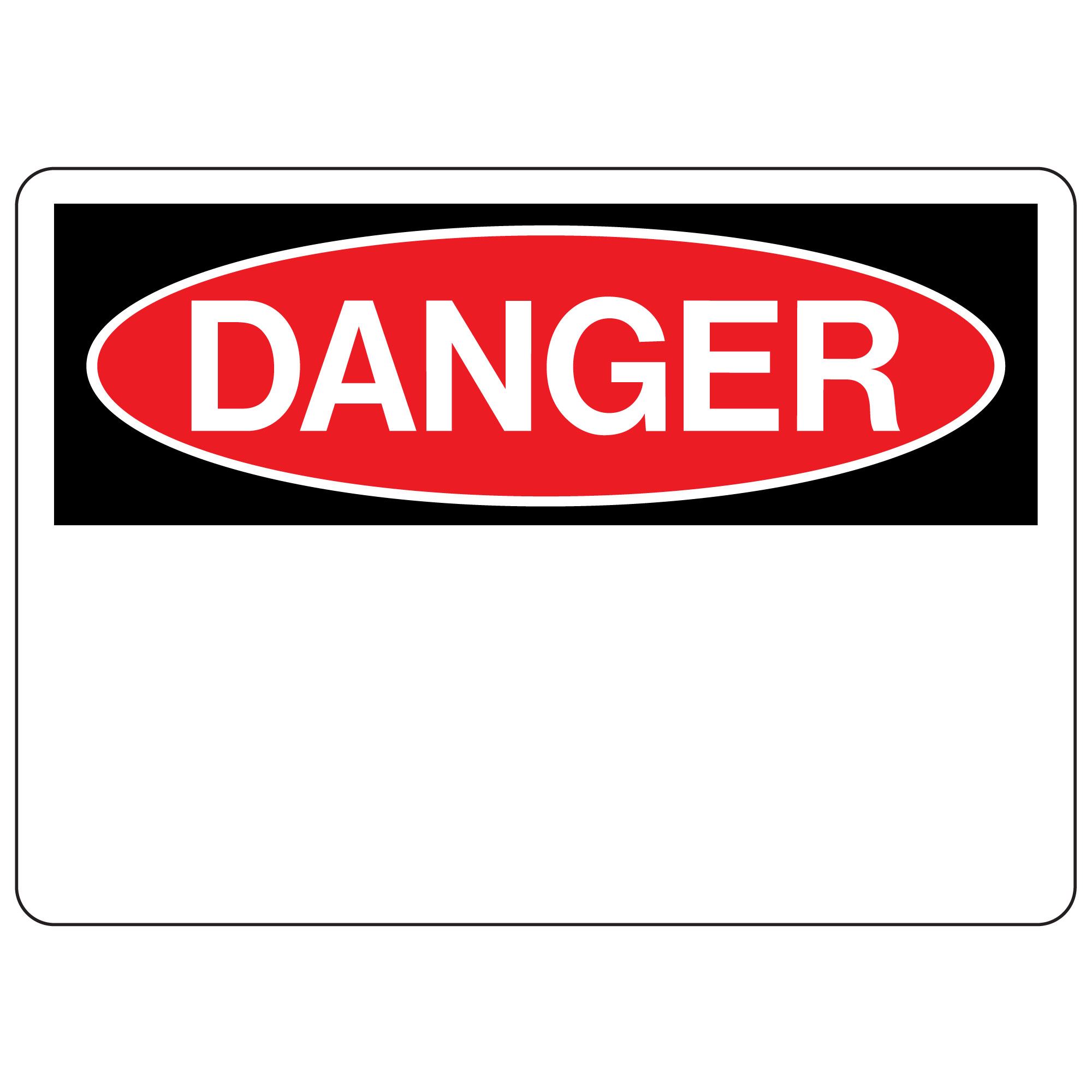 Custom OSHA Danger Headers Facility Signs | Carlton Industries