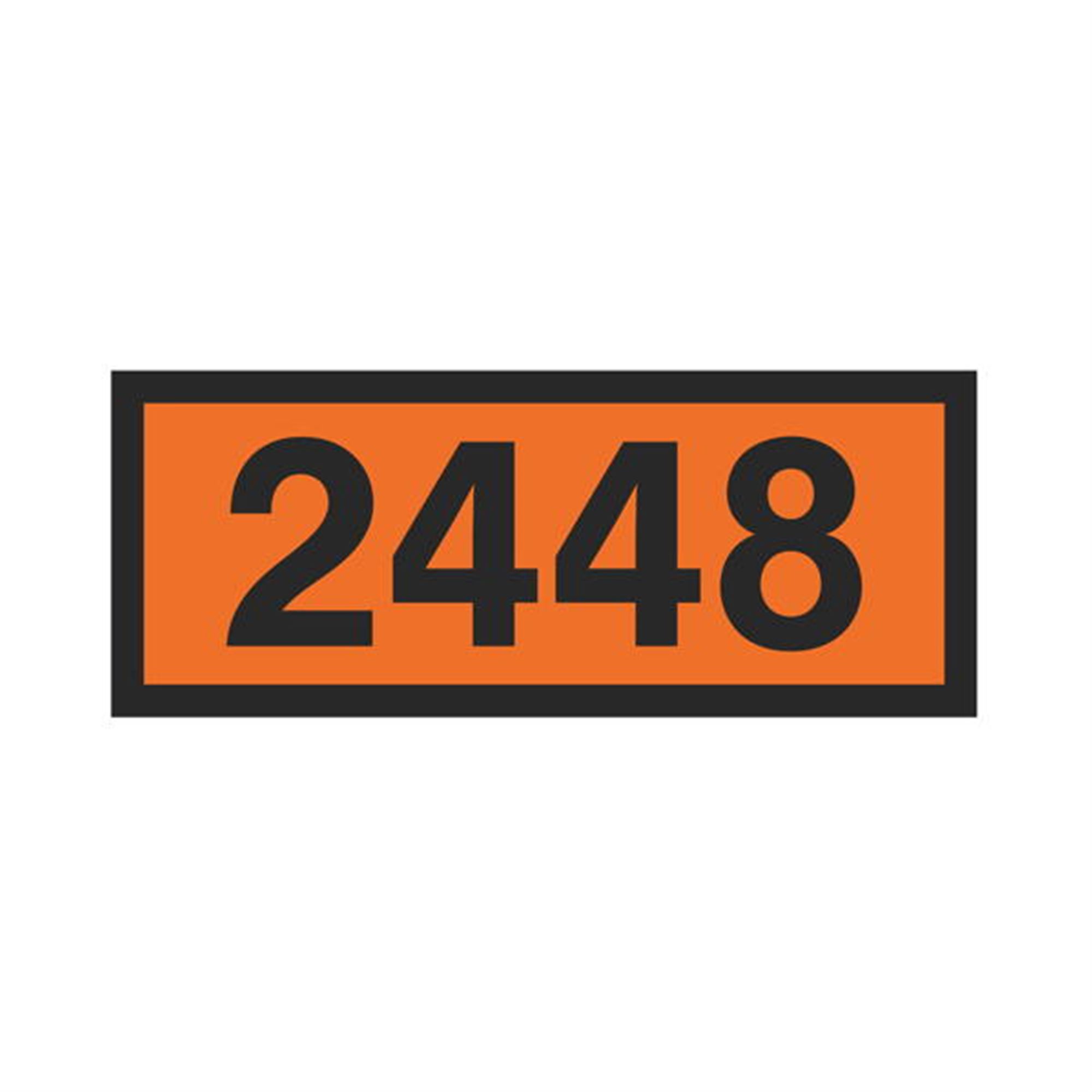 Printed Orange Panels - 2448 Orange Panel 160mm x 400mm