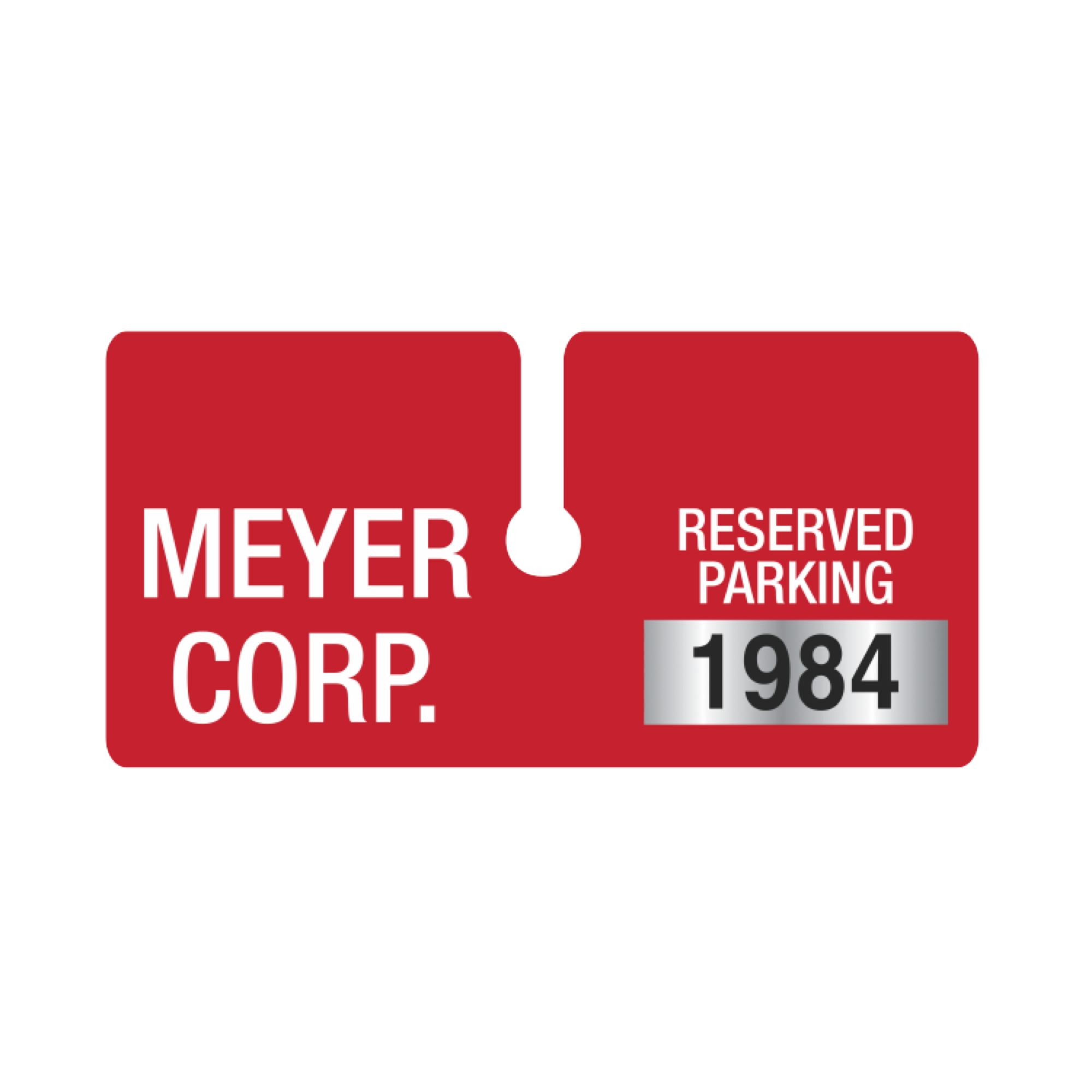 Custom Reflective Horizontal Rearview Mirror Tags 2 x 4