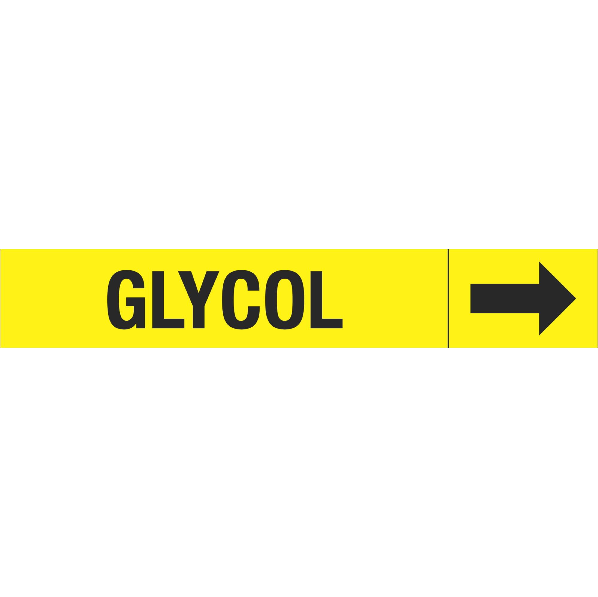 Roll Style Pipe Markers - Glycol | Carlton Industries