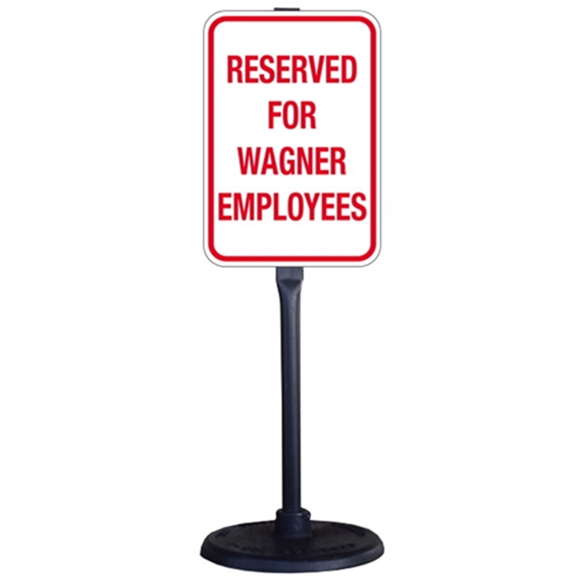 Custom Sign With Stanchion 18 x 24 | Carlton Industries