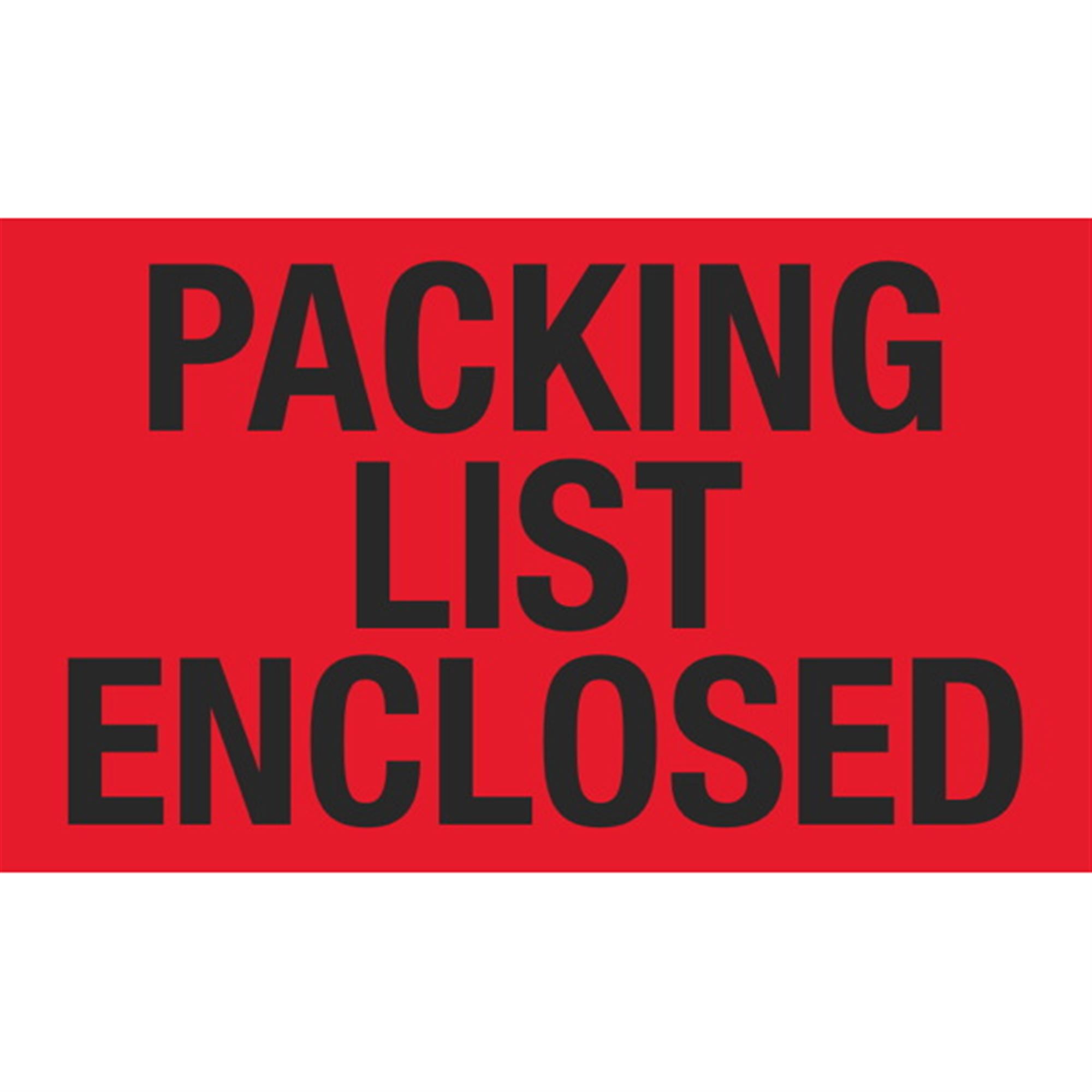Packing List Enclosed - Handling Label | Carlton Industries