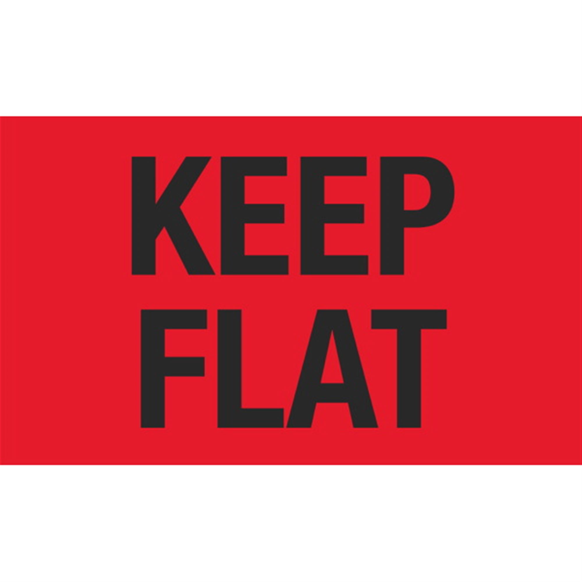 Keep Flat - Handling Label | Carlton Industries