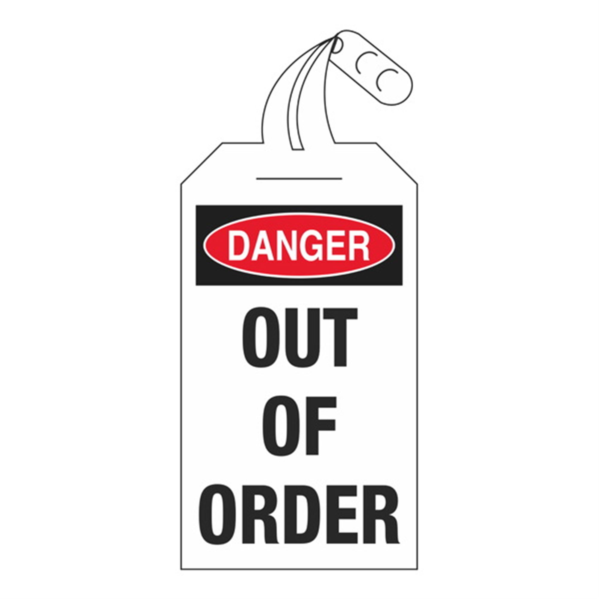 Danger Out of Order - Self Locking Tag | Carlton Industries