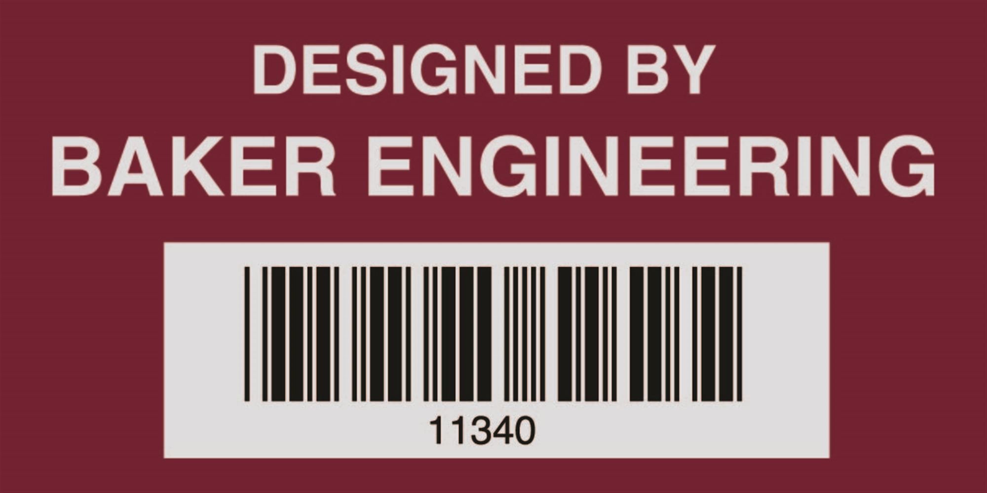 Custom Printed Tuff Tags - Barcoded - Up to 8 Square Inches | Carlton ...