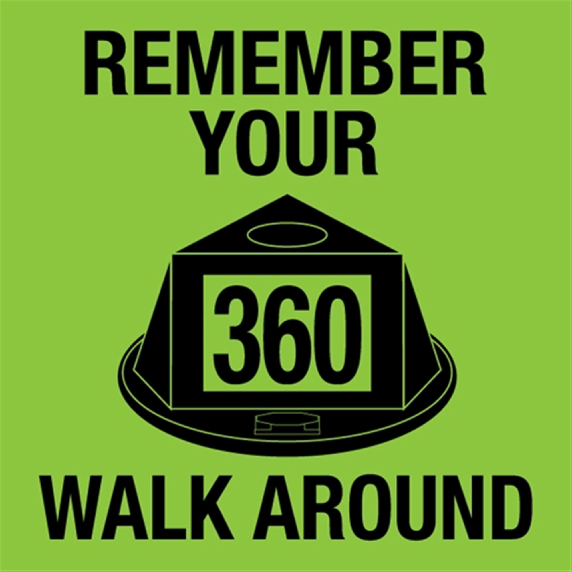 Walk Around Magnetic Safety Sign | Carlton Industries