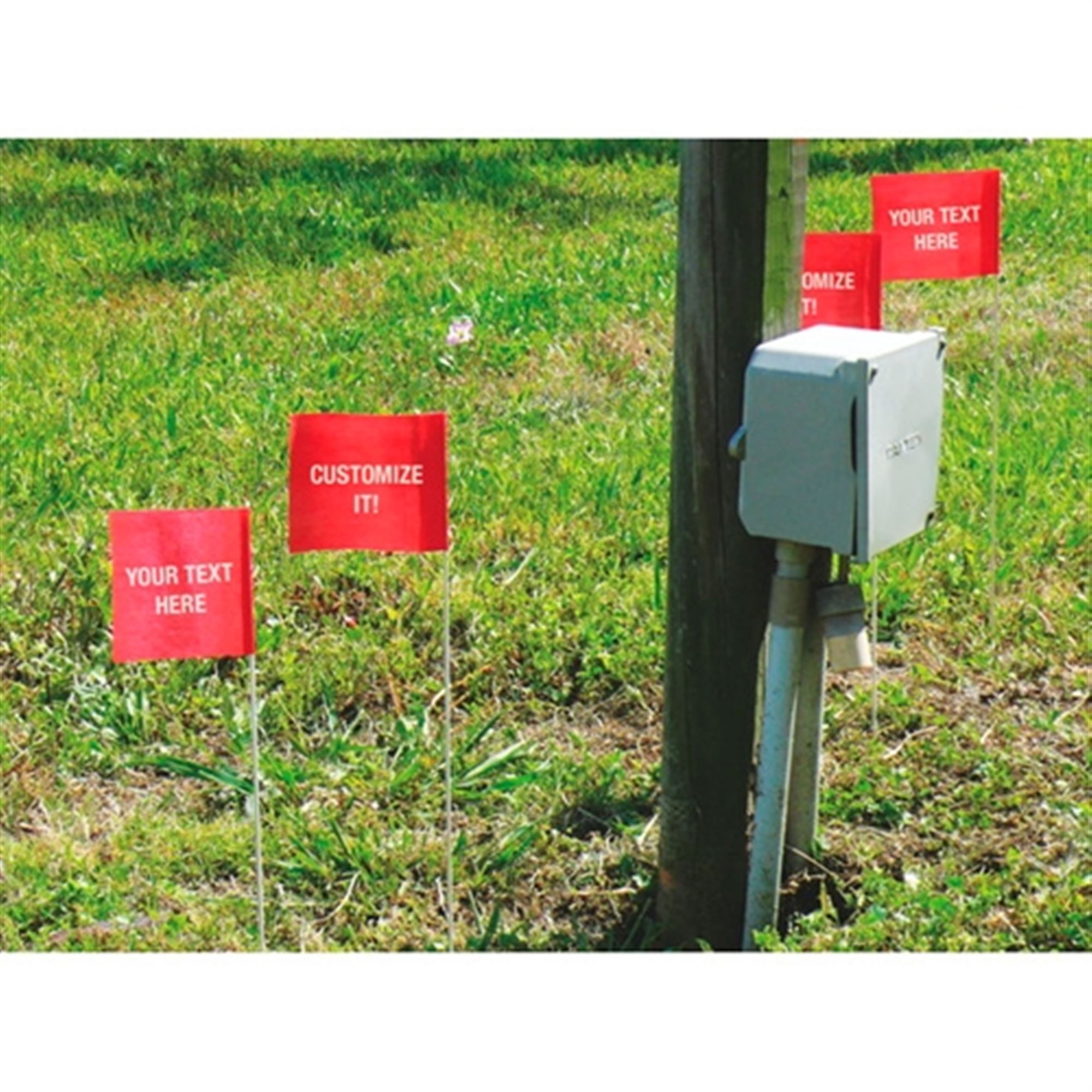 Custom Printed Biodegradable Flags 4 x 5 | Carlton Industries