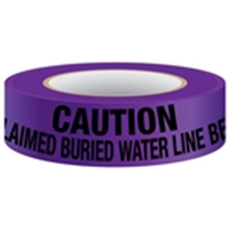 Underground Warning Tape - Non-Detectable - Caution Buried Water Line ...