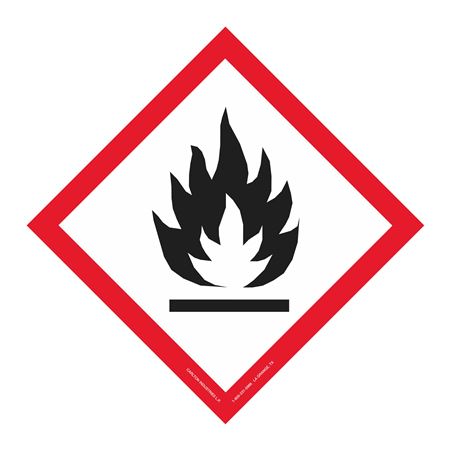 GHS Pictogram Placard - Flame | Carlton Industries
