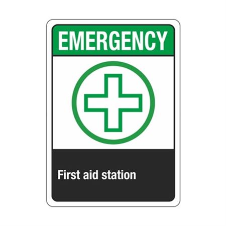 Emergency First Aid Station Sign | Carlton Industries