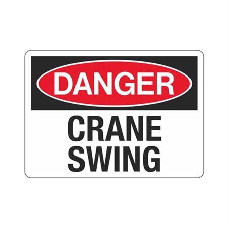 Danger - Crane Swing Sign | Carlton Industries
