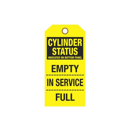 Cylinder Tag - Cylinder Status | Carlton Industries