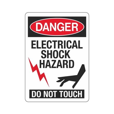 Danger Electrical Shock … phic) Do Not Touch Sign