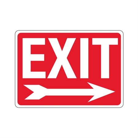 EXIT Right Arrow Sign | Carlton Industries