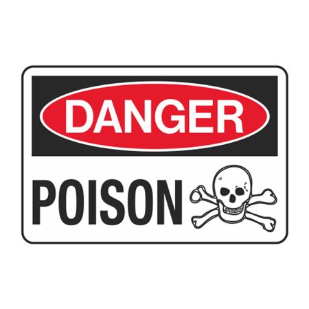 Danger Poison Decal | Carlton Industries