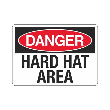 Danger Hard Hat Area Sign | Carlton Industries
