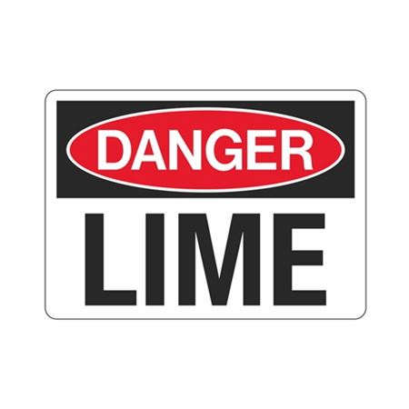 Danger Lime Sign | Carlton Industries
